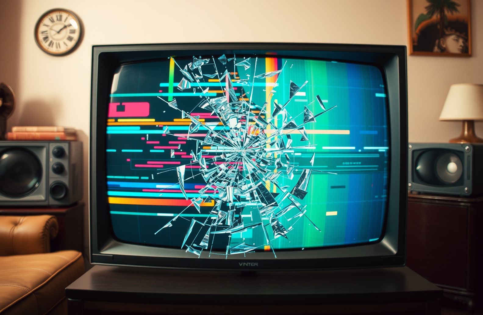 🔥 Free Download Broken Tv Screen Wallpaper by @theresar31 | WallpaperSafari