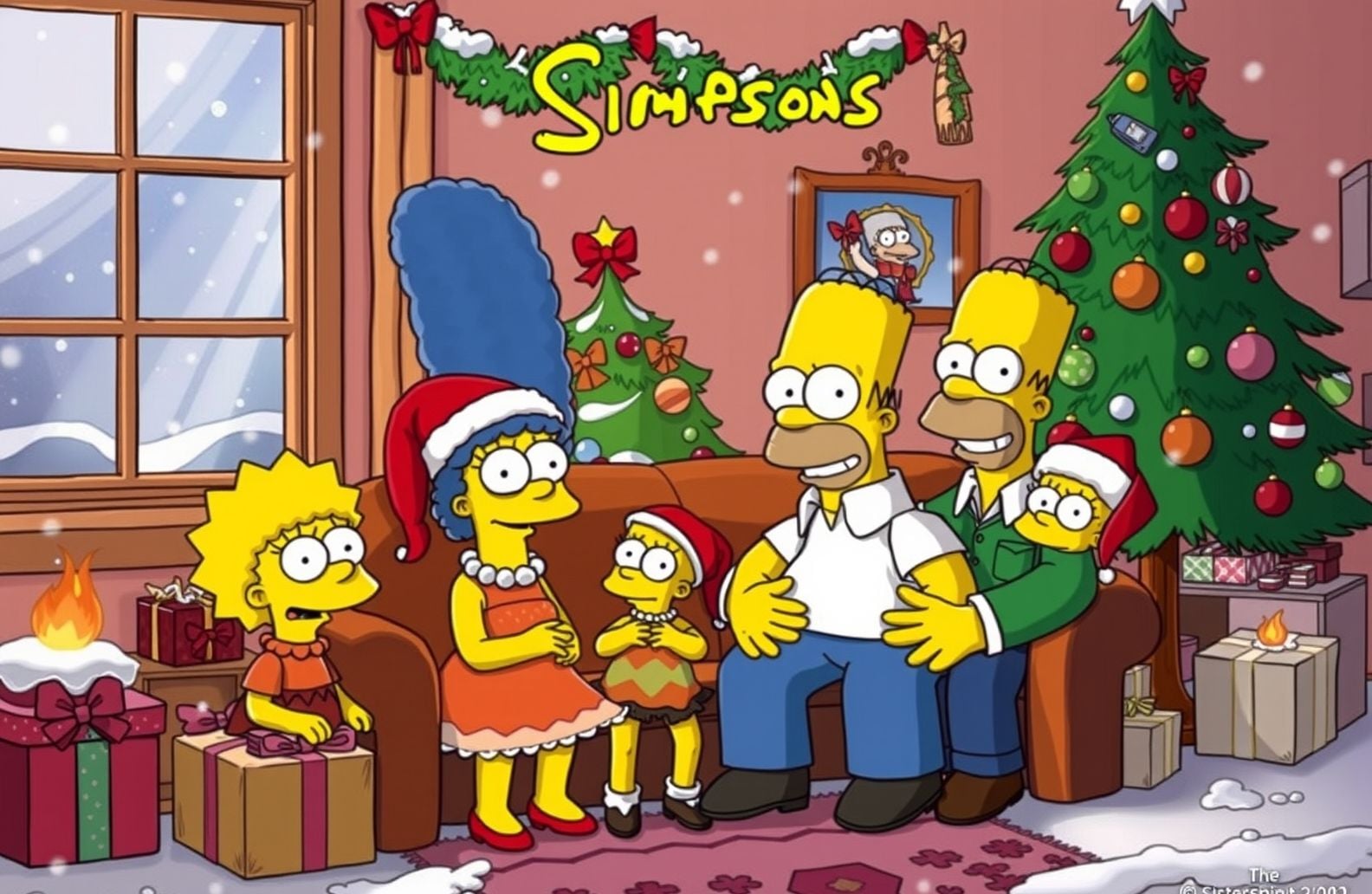 🔥 Free Download Simpsons Christmas Wallpaper by @dcoleman | WallpaperSafari