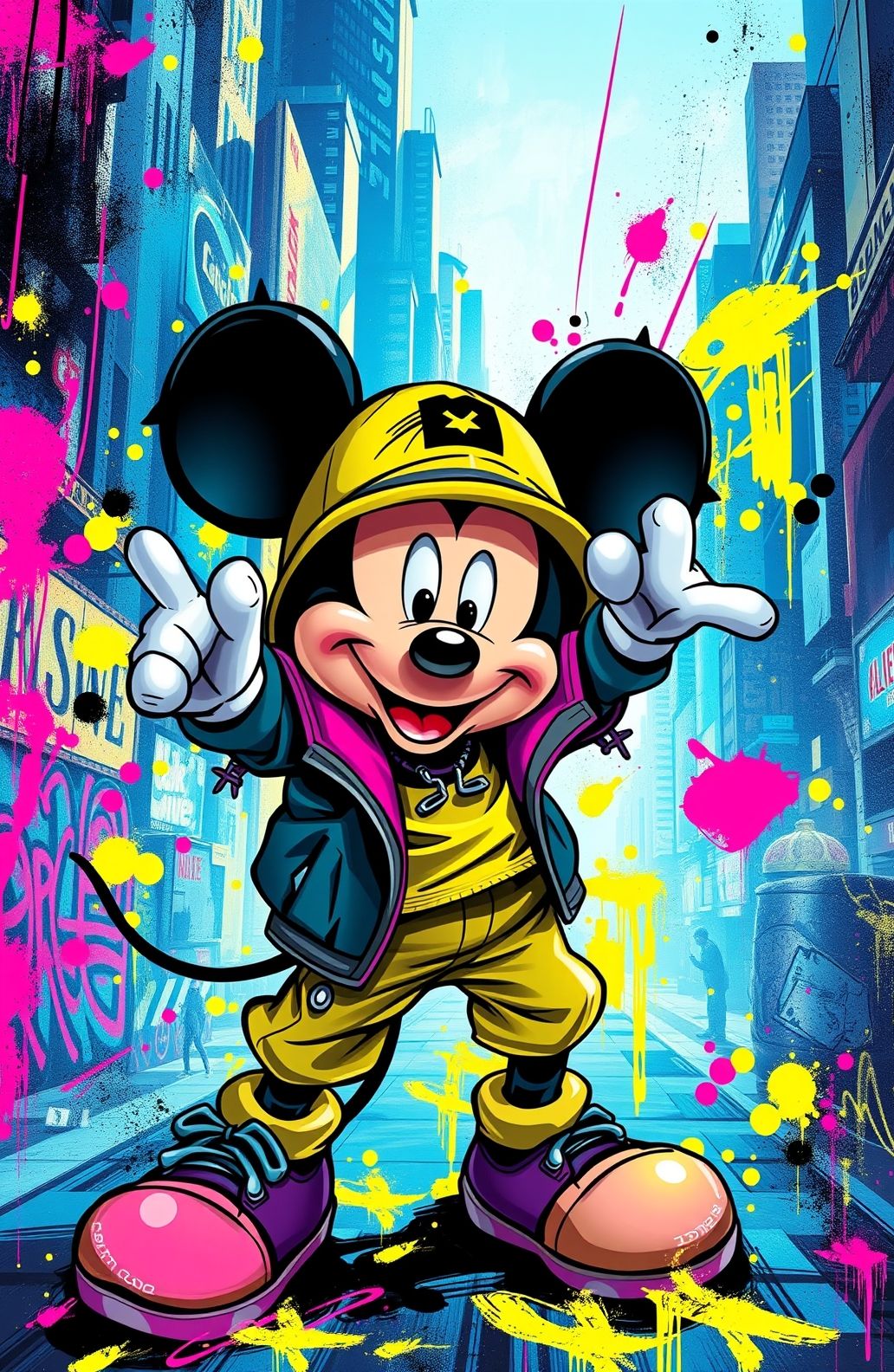 Mickey Mouse Hands Dope Tapet Mickey Mouse Finger Etsy Nederland