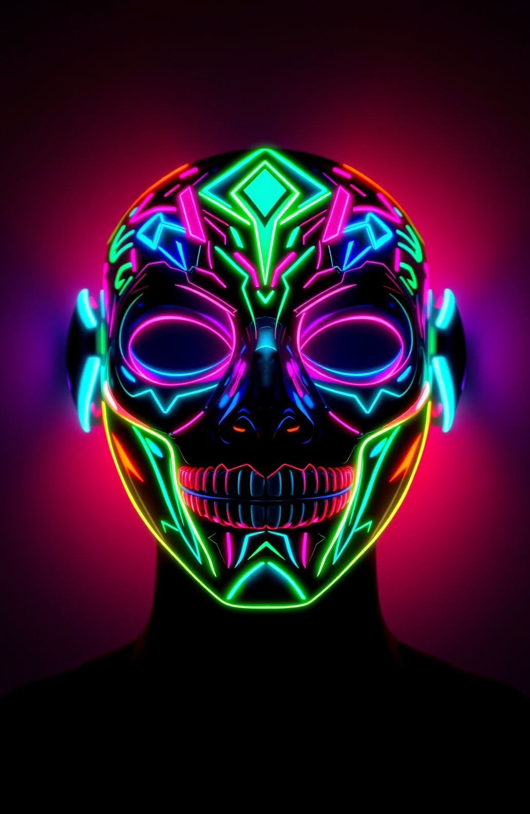🔥 [30+] Neon Mask Wallpapers | WallpaperSafari