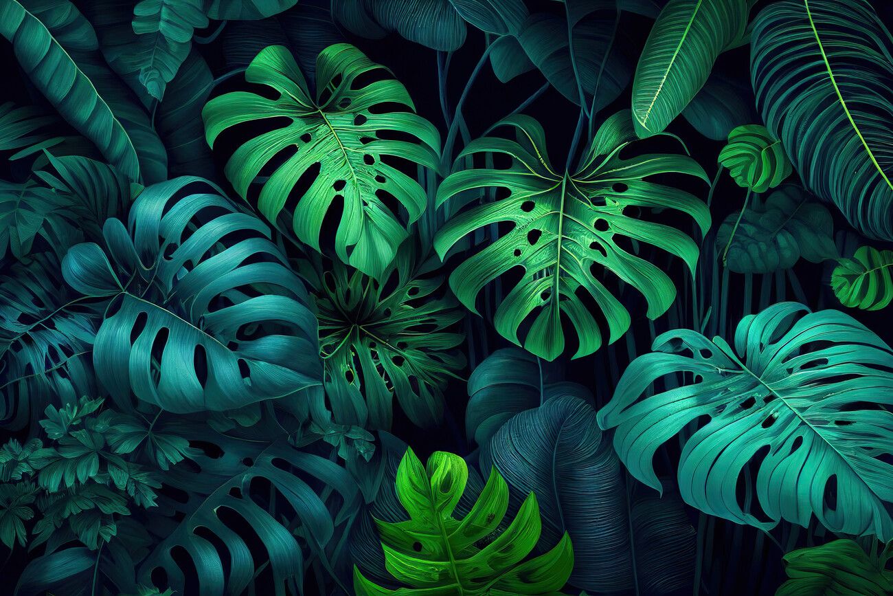 🔥 Free Download Green Leaves Art Wallpaper by @jenniferc48 ...