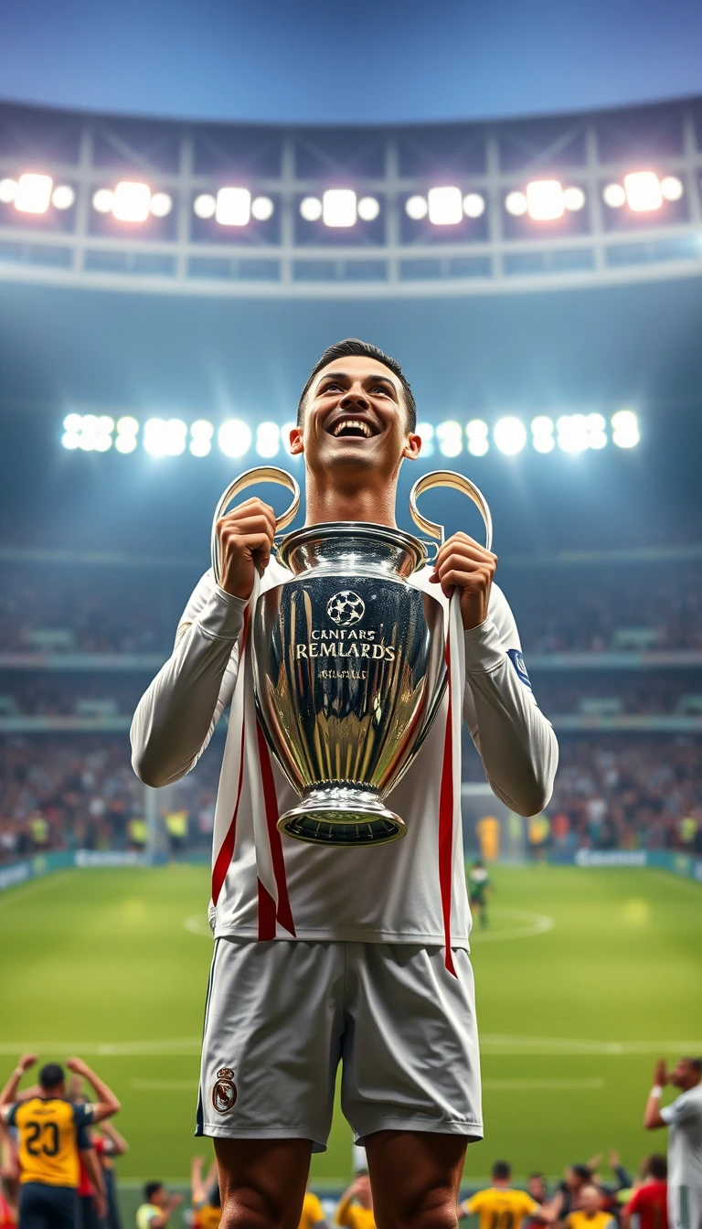 🔥 [40+] Cristiano Ronaldo With UCL Trophy Wallpapers | WallpaperSafari
