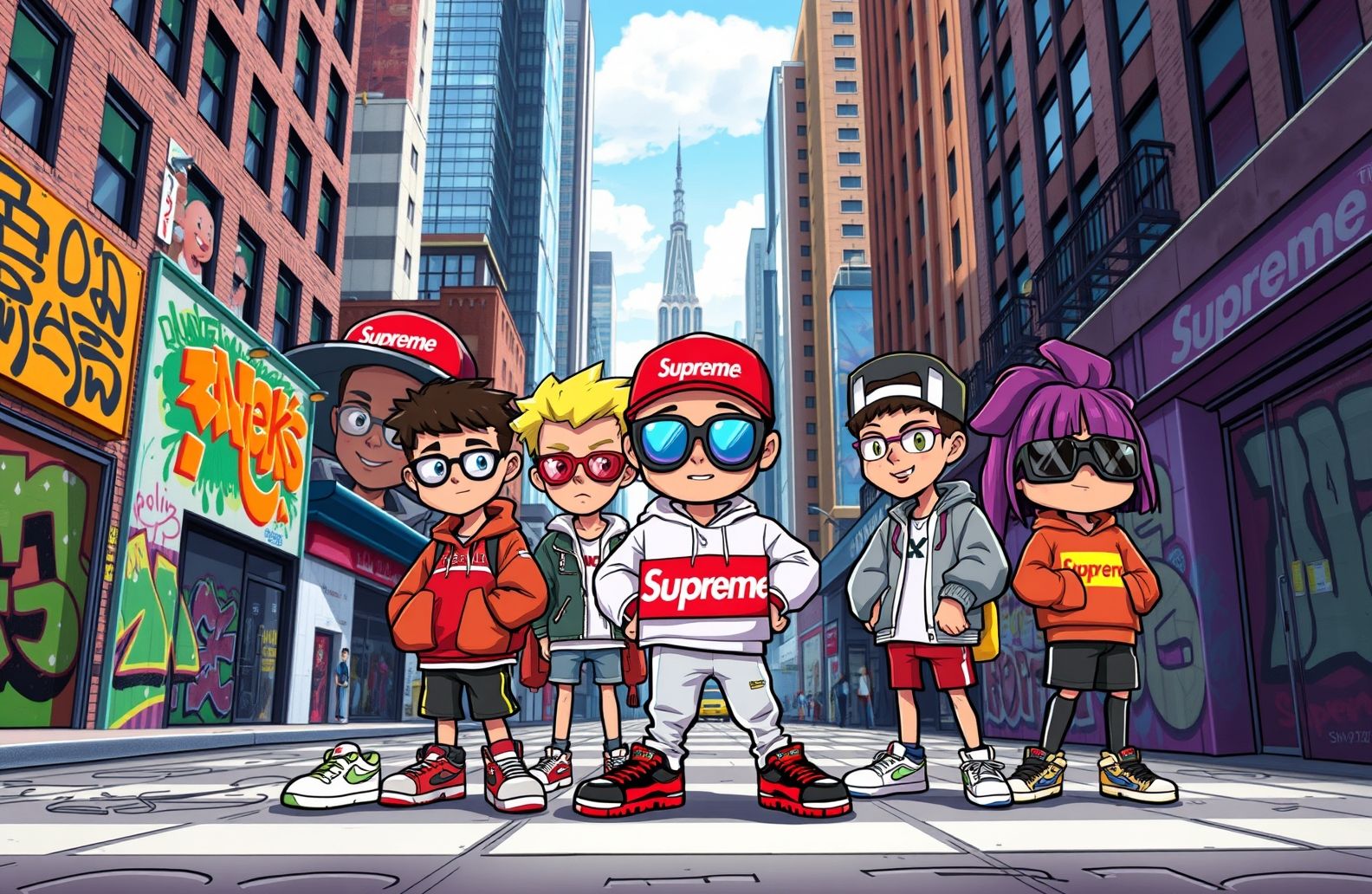 🔥 Free Download Supreme Cartoon Wallpaper by @annenguyen | WallpaperSafari