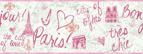 Free download 131109 Paris Wallpaper Border E Ks bedroom Pinterest ...