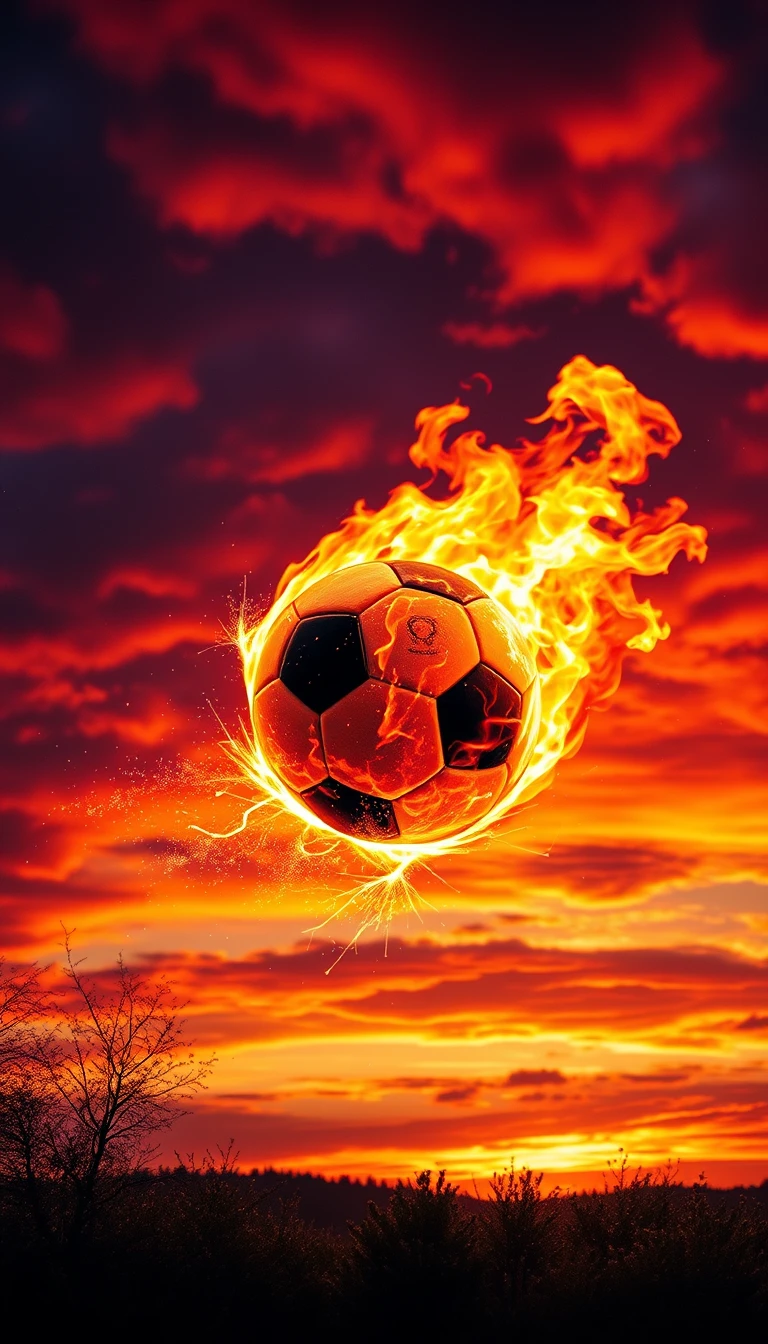 🔥 Free Download Flaming Soccer Ball Wallpaper by @maryross ...