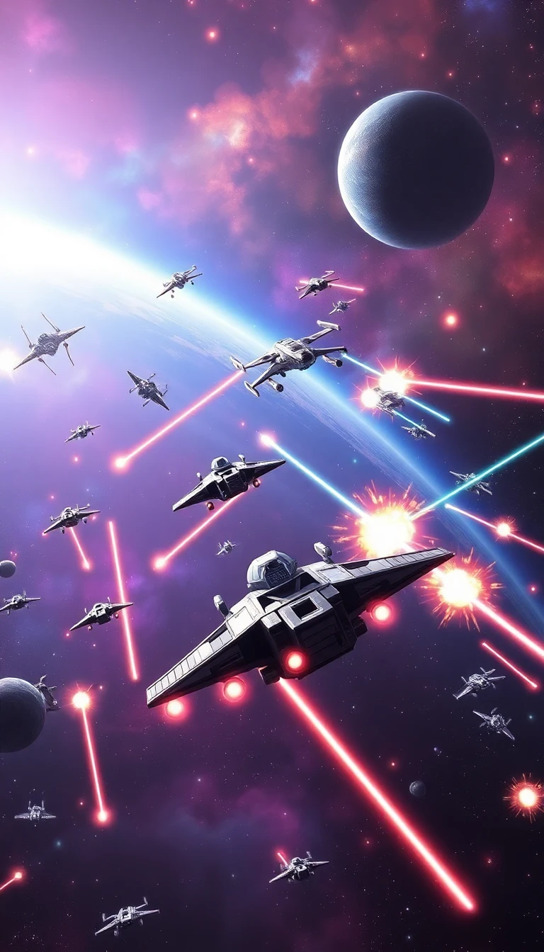 🔥 Free Download Star Wars Space Fight Background by @kerril94 ...