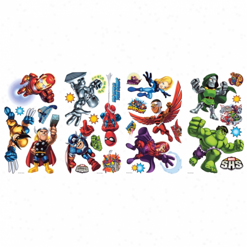 Marvel Heroes Wallpaper Border