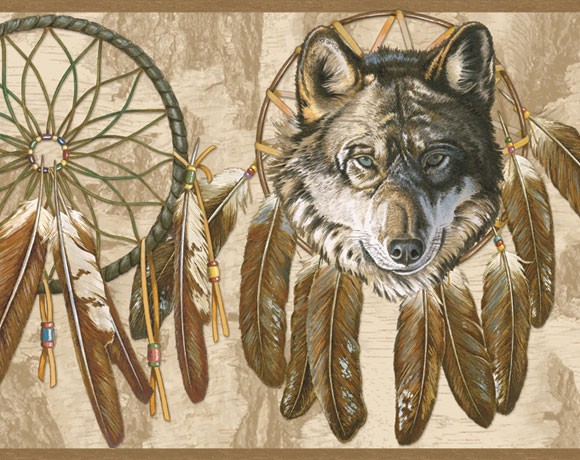 Free download Details about Glen Loates WOLF WOLVES Wallpaper border ...