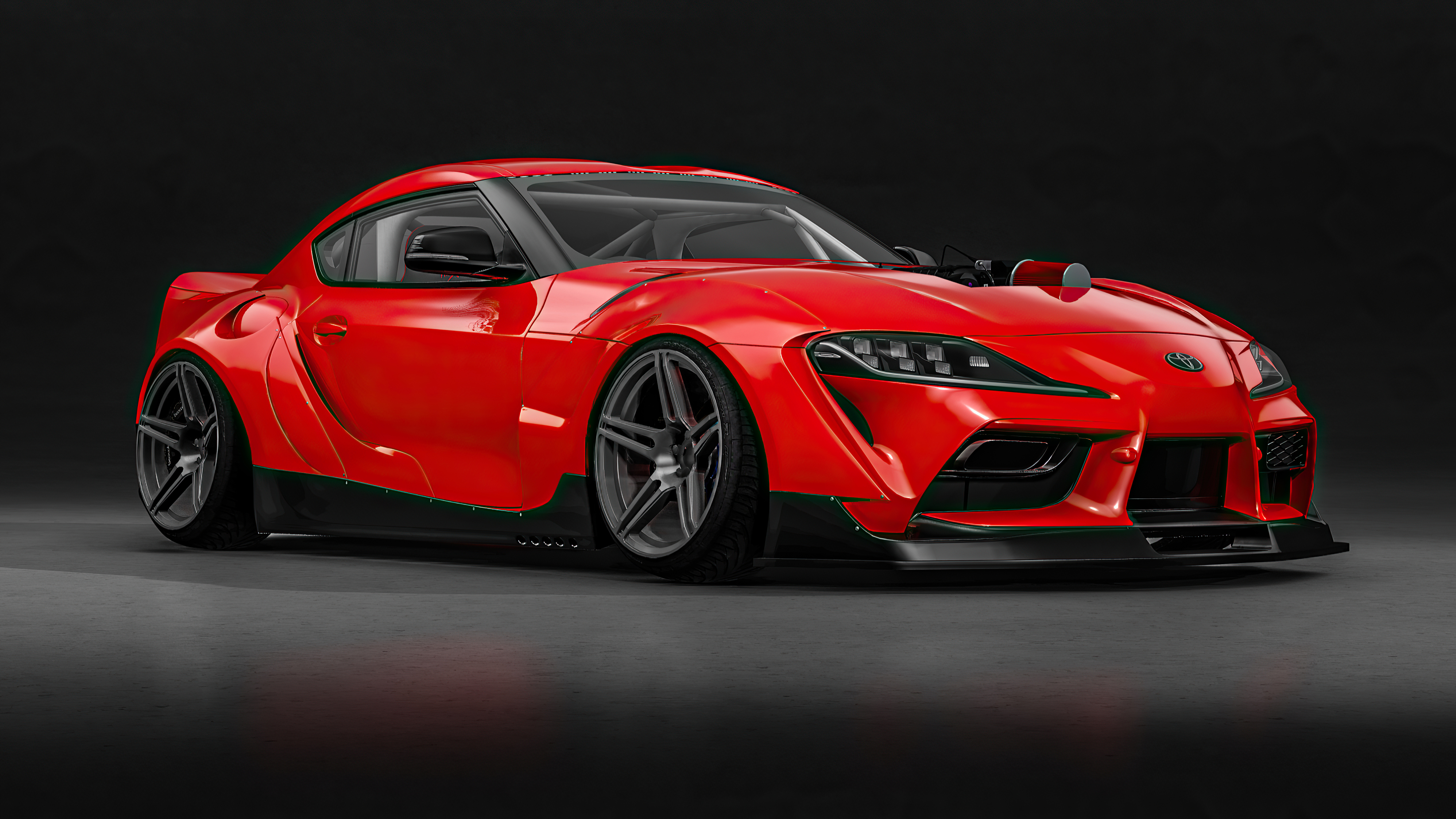 🔥 Free Download Toyota Supra Render Front 4k Wallpaper Hd Cars Image by ...