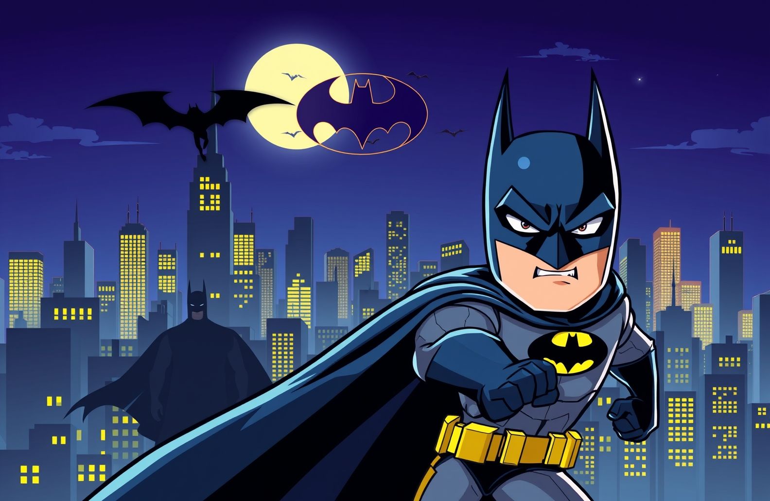 🔥 Free Download Batman Cartoon Wallpaper by @brittanya | WallpaperSafari