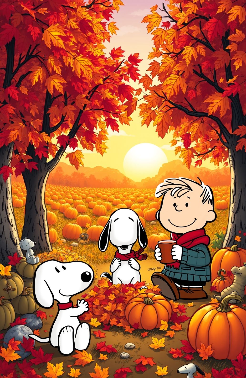 🔥 Free Download Peanuts Autumn Wallpaper by @donnaw | WallpaperSafari
