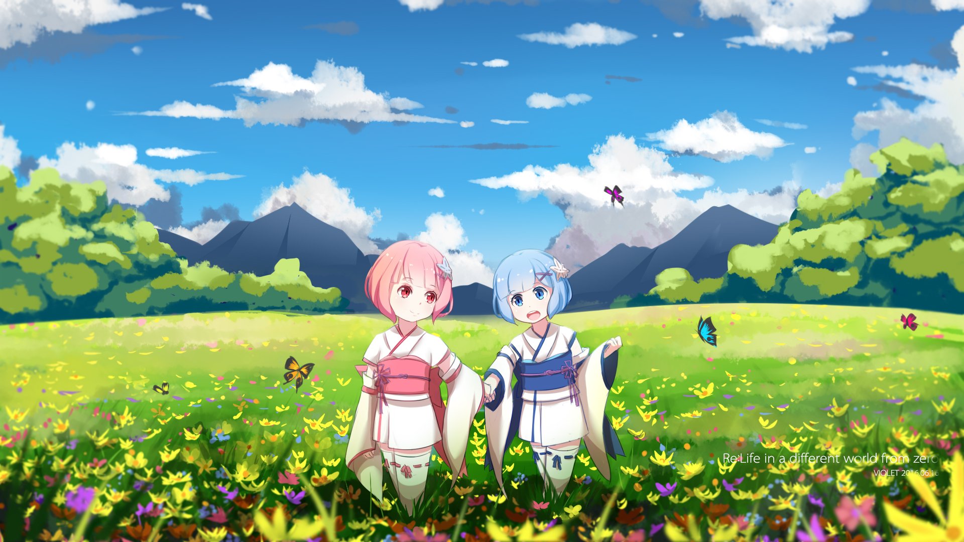 🔥 Free Download Ram And Rem In Nature Wallpaper by @kimberlyc28 ...