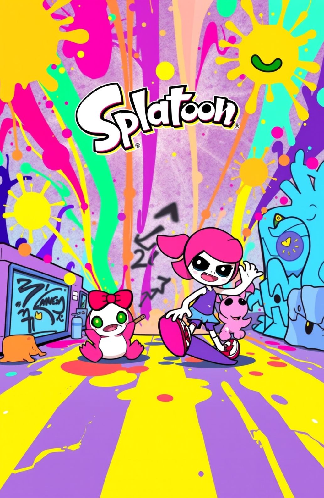 🔥 Free Download Splatoon Background by @emorales | WallpaperSafari