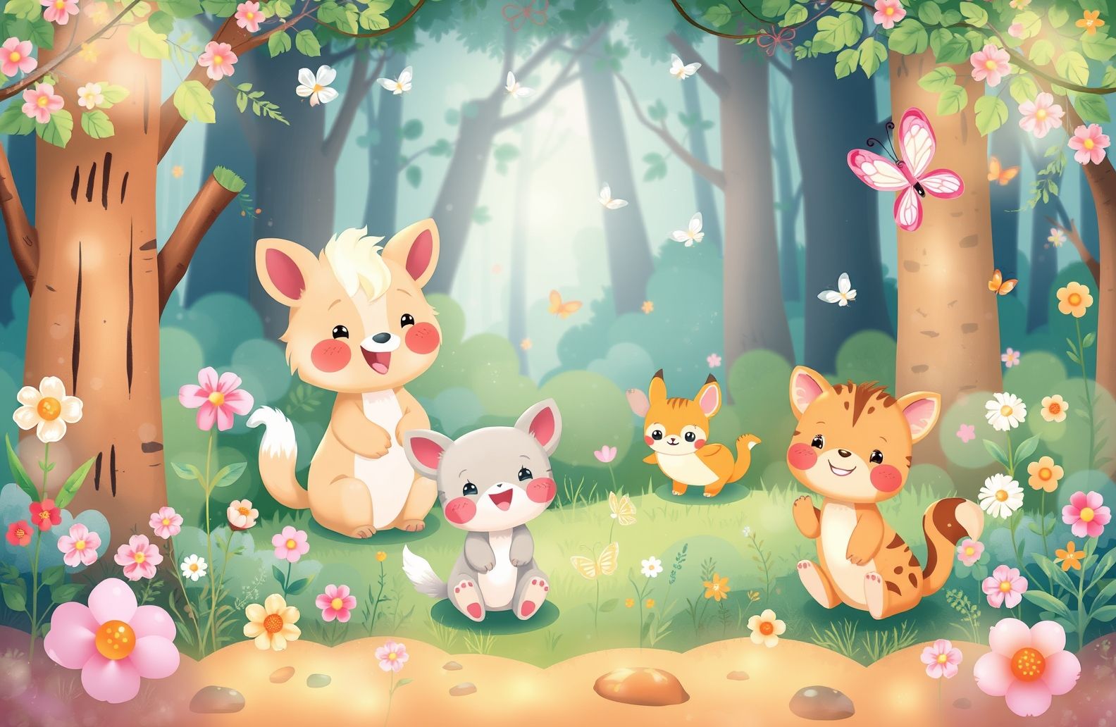 🔥 Free Download Cute Cartoon Wallpaper For Girls by @ajohnson23 ...