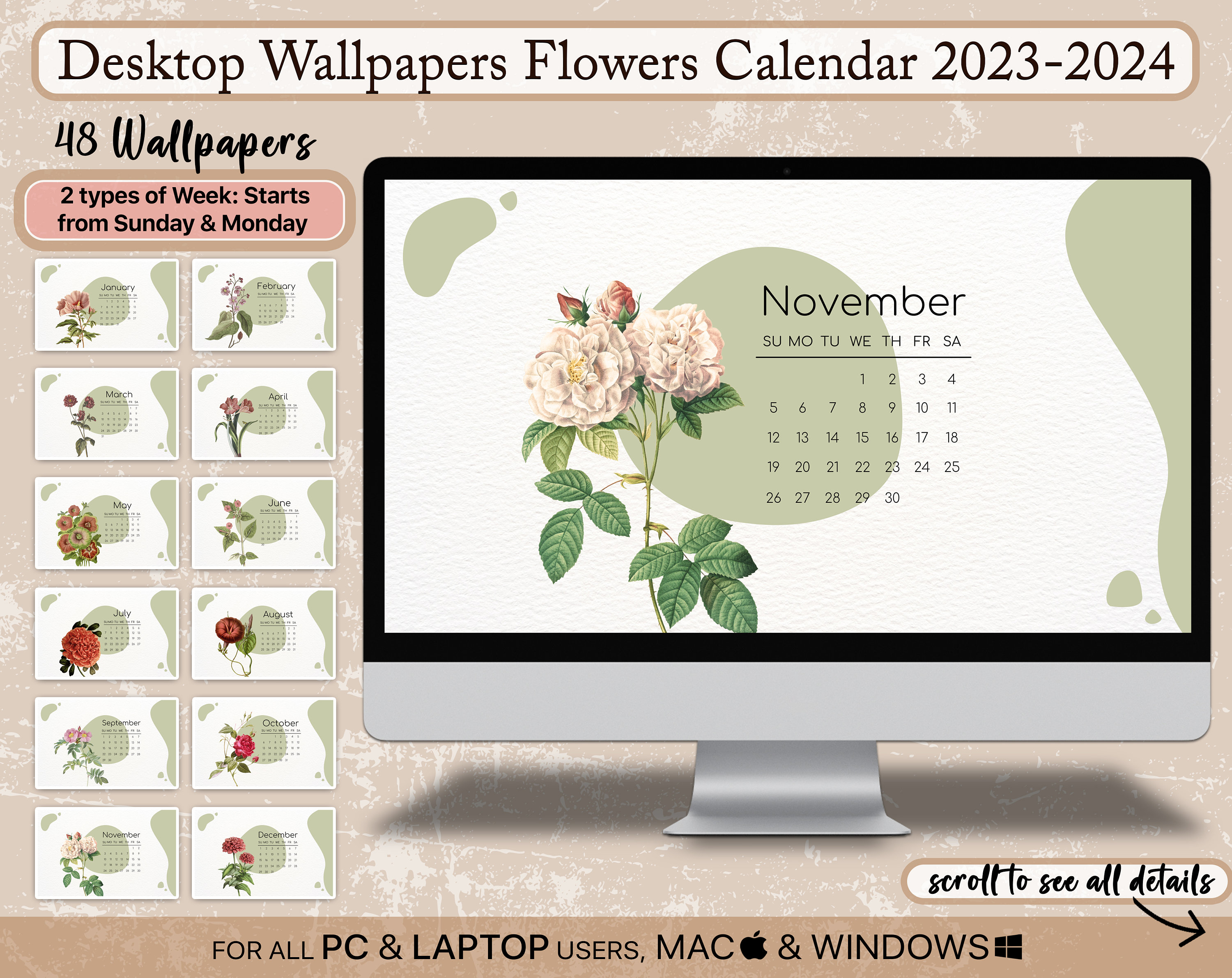 [23+] Desktop Aesthetic 2024 Wallpapers | WallpaperSafari