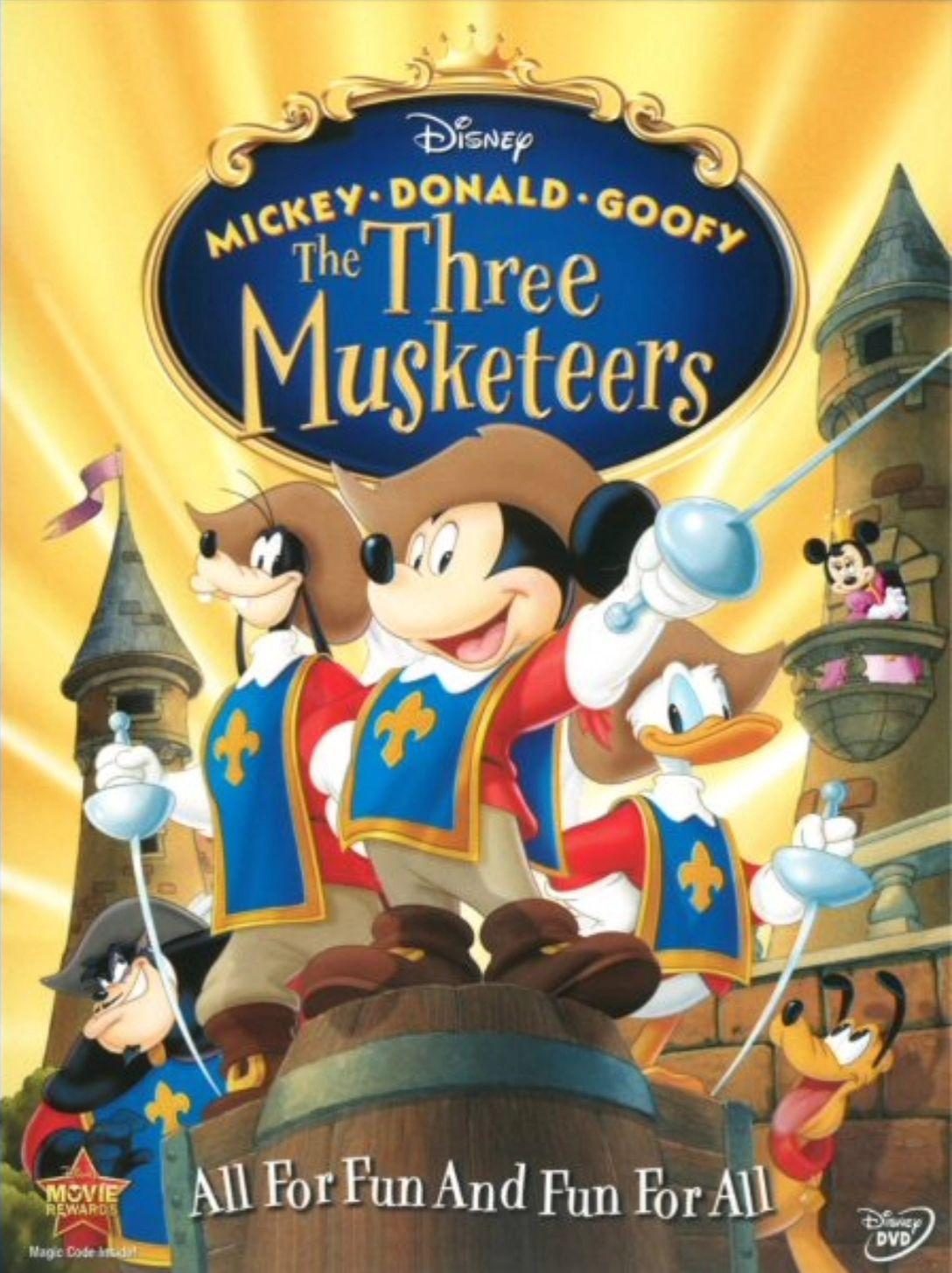 🔥 Free Download Mickey Donald Goofy The Three Musketeers Video by ...