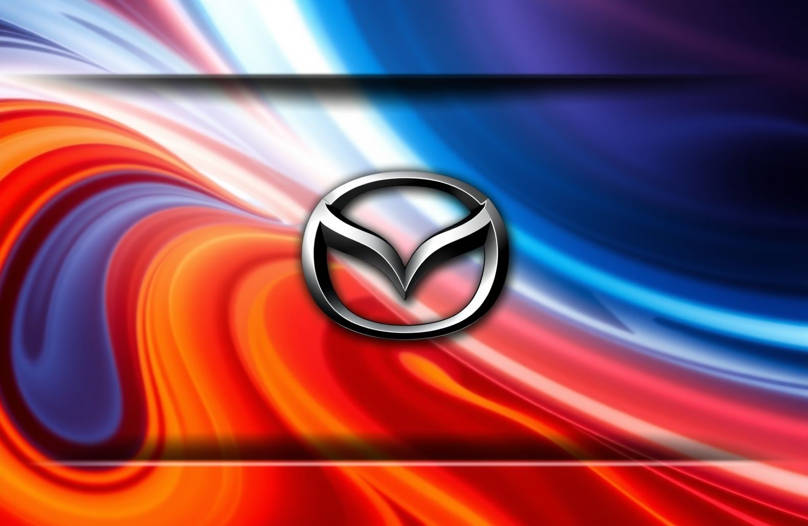 Red Mazda Emblem Wallpaper
