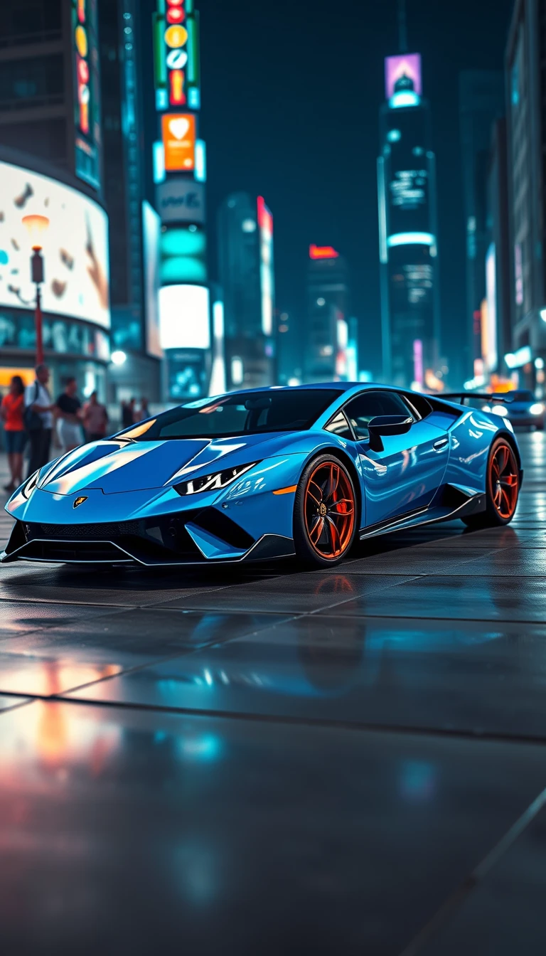 🔥 [40+] Neon Blue Lamborghini Wallpapers | WallpaperSafari