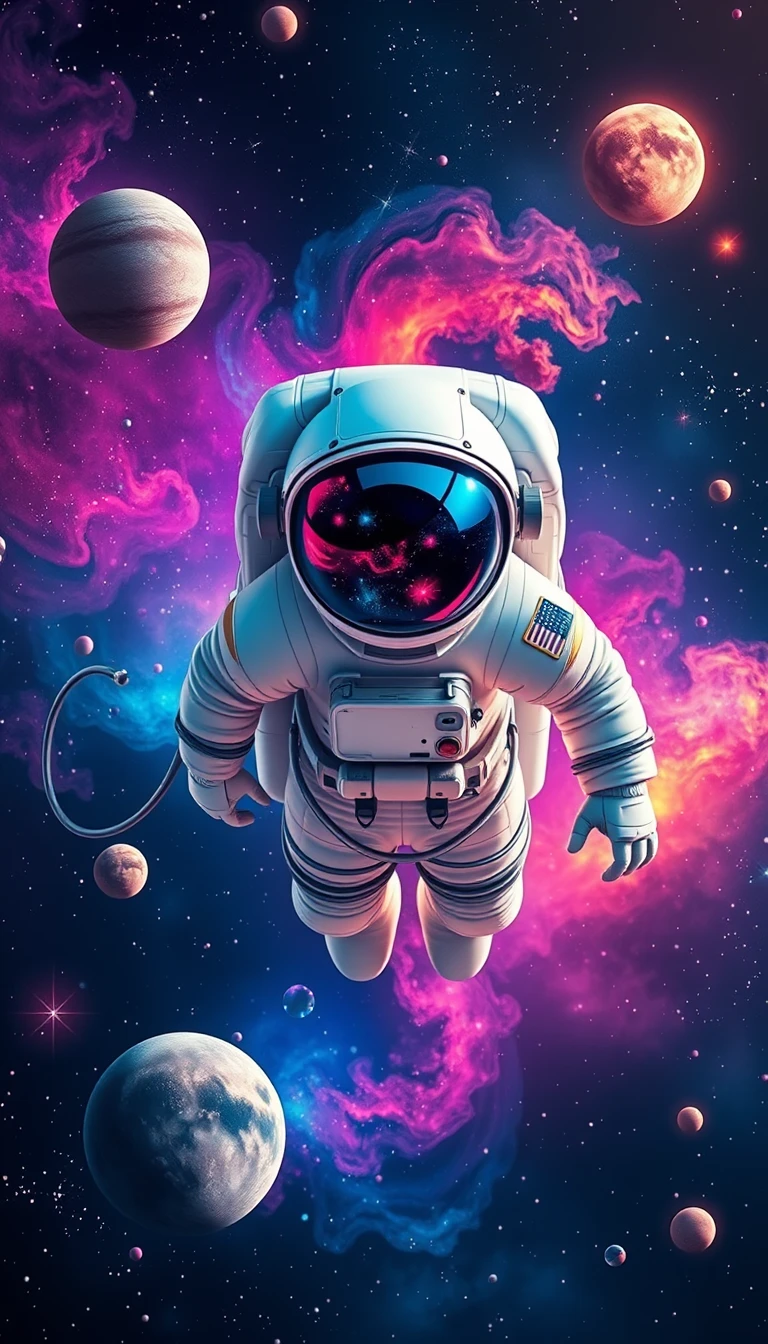🔥 Free Download Cool Astronaut Phone Wallpaper by @davidsantana ...