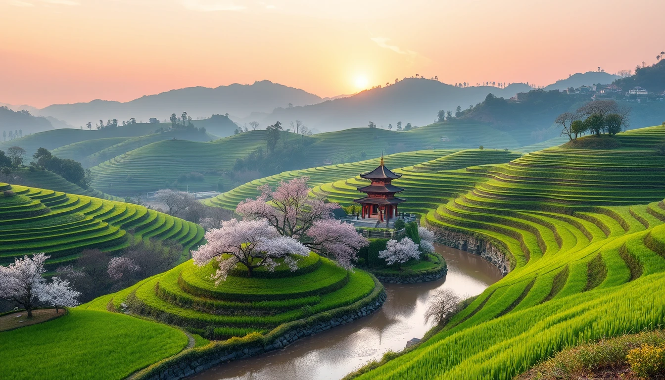Oriental Landscape Wallpaper Landscapes 🔥 [50+] Asian Landscape