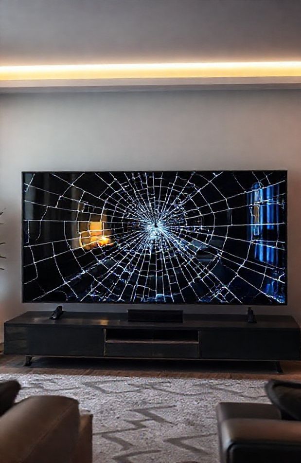 🔥 Free Download Cracked Tv Screen Prank Wallpaper by @anthonym71 ...