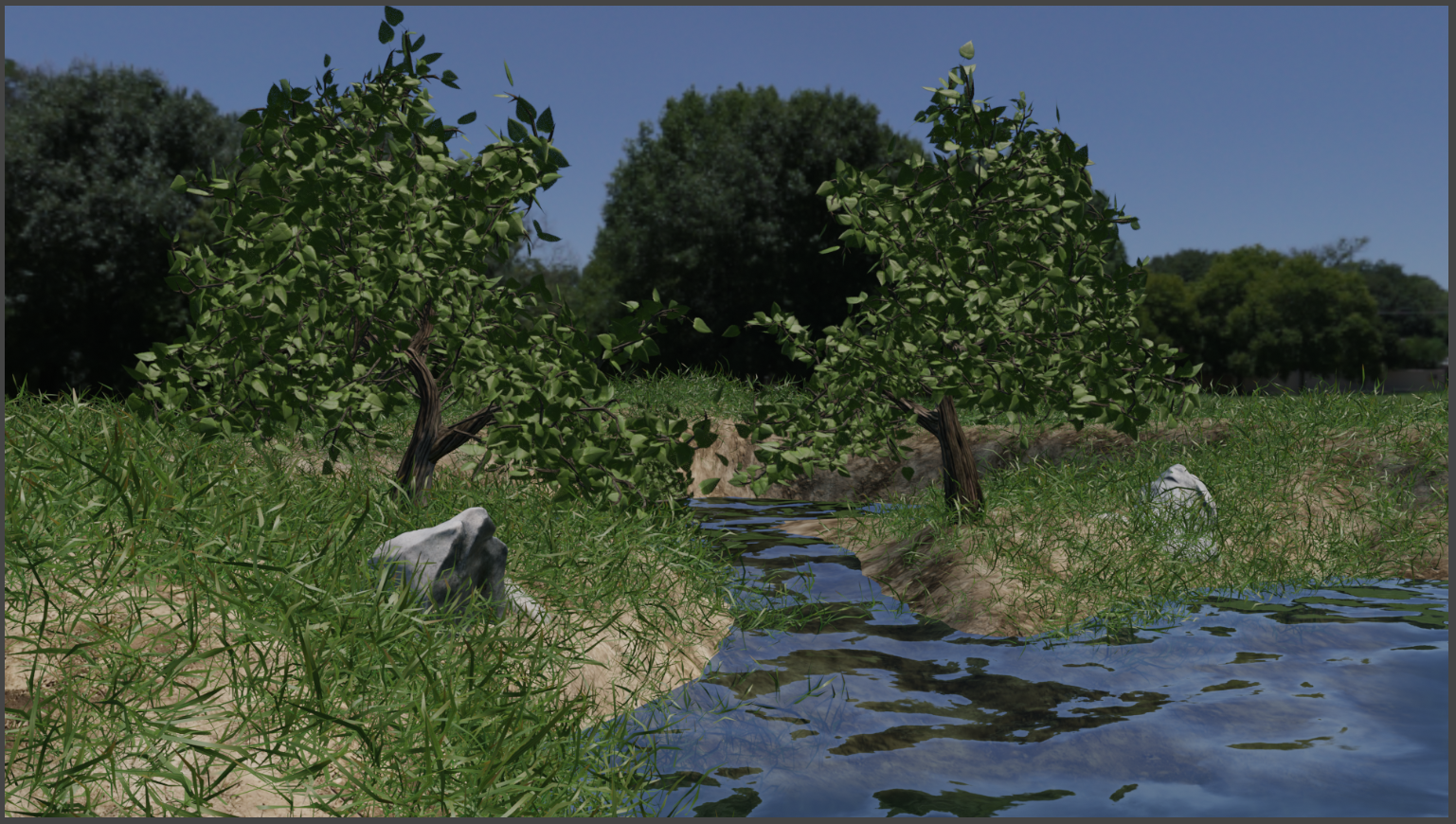 🔥 Free Download Made A Nature Render In Blender Using Only My Own Work ...