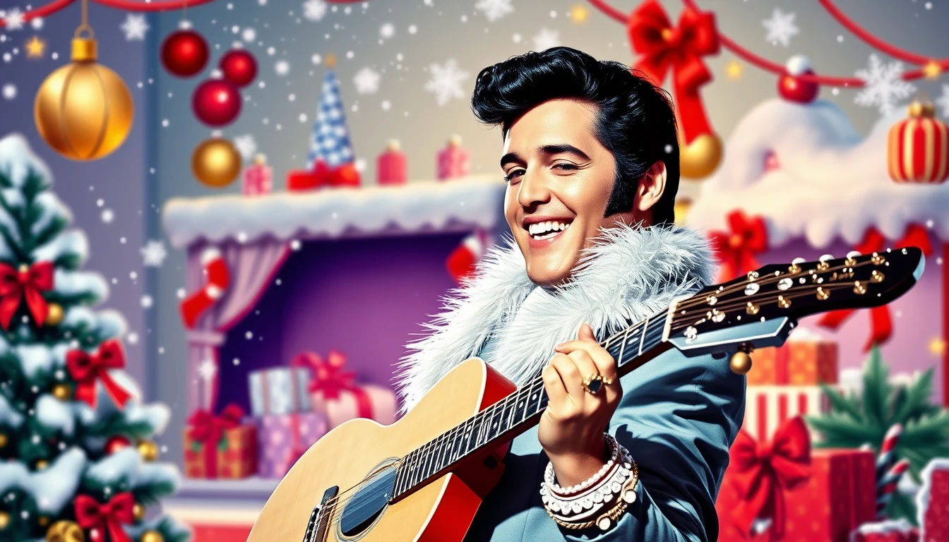 🔥 Free Download Elvis Christmas Wallpaper by @johnw21 | WallpaperSafari