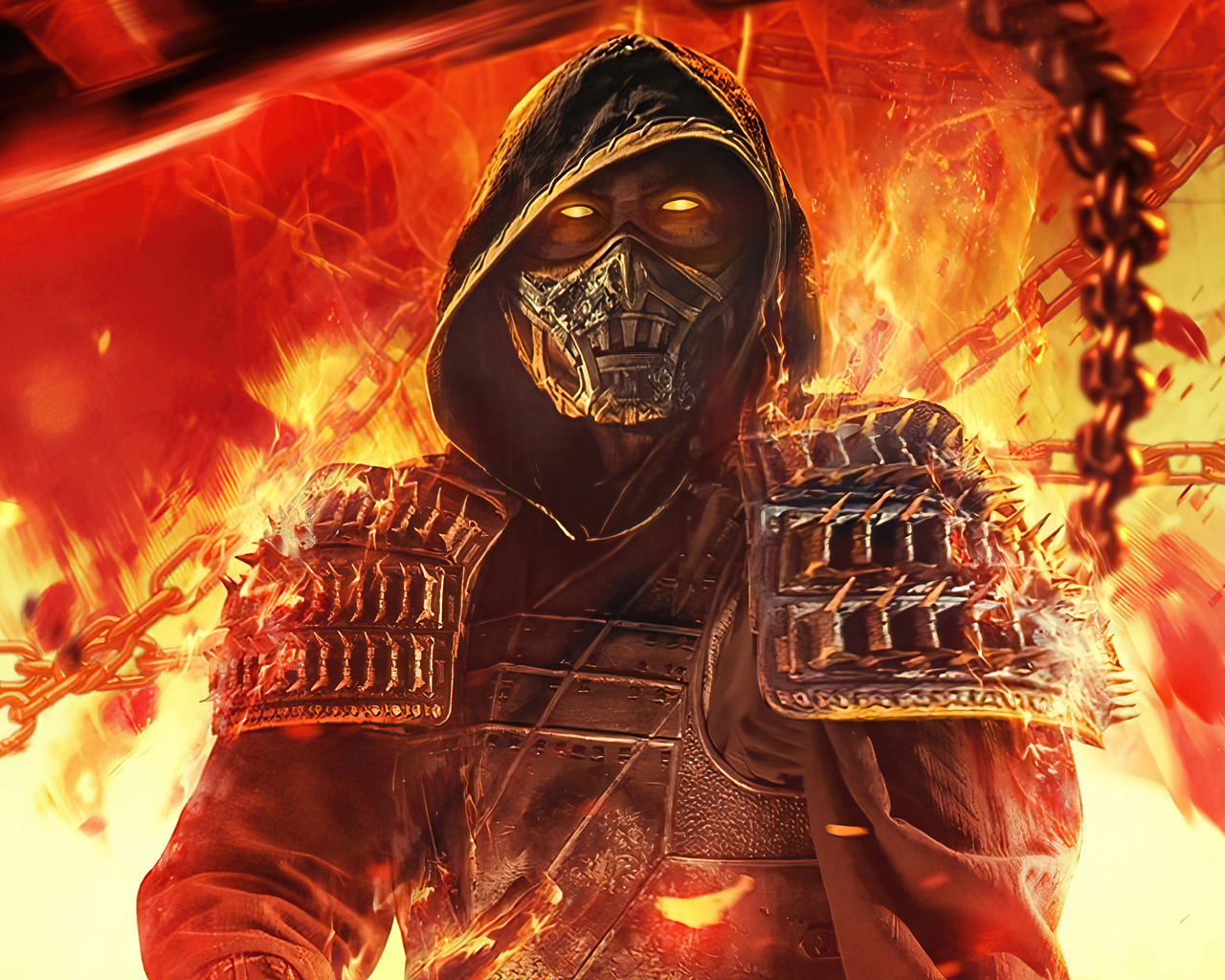 🔥 Free Download Scorpion From Mortal Kombat 4k Wallpaper Resolution by ...