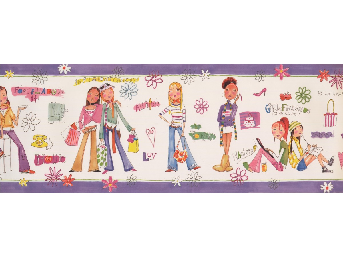 Girls Bedroom Wallpaper Border