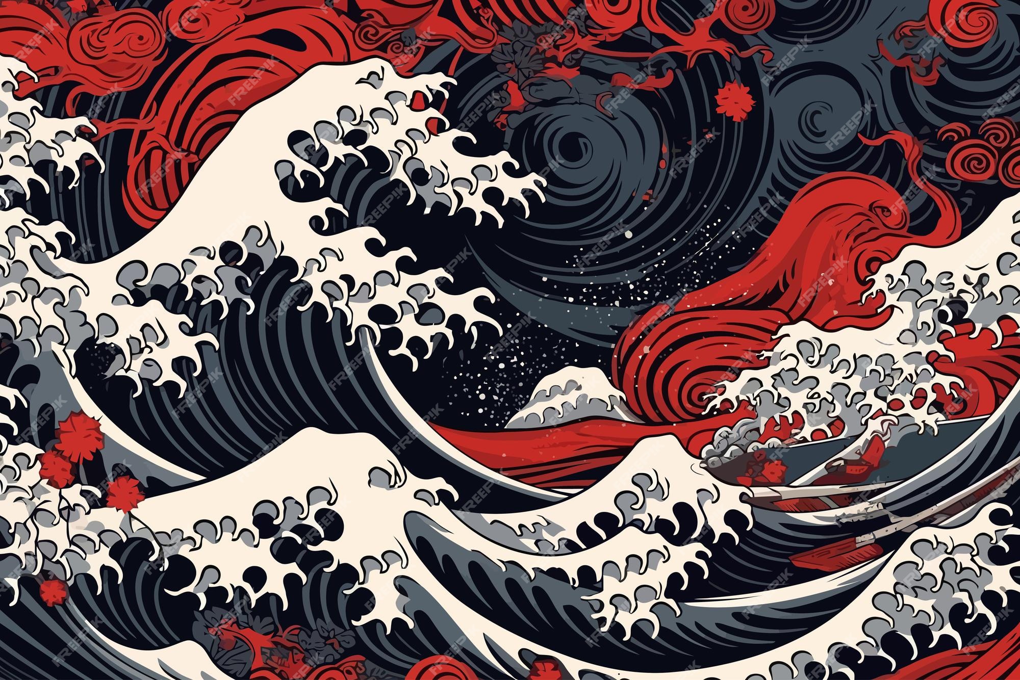 🔥 [50+] Japanese Wave Wallpapers | WallpaperSafari