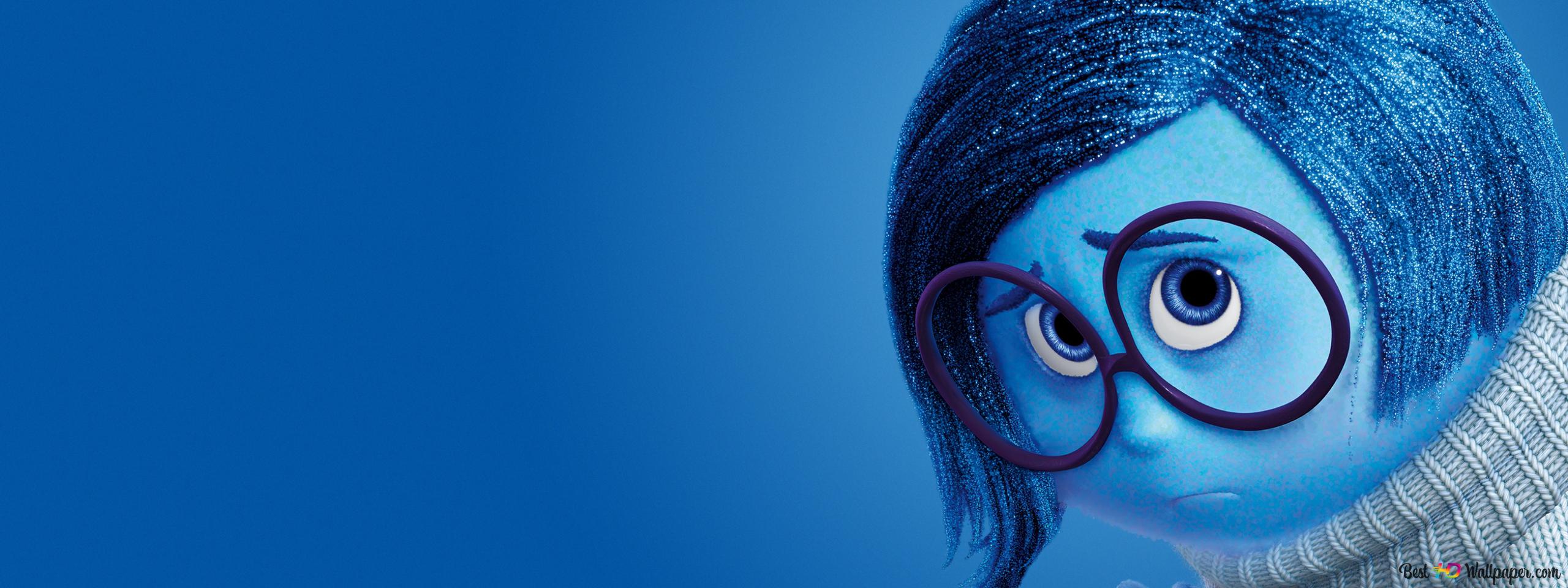 🔥 Free Download Inside Out Animated Film Sadness 2k Wallpaper by ...