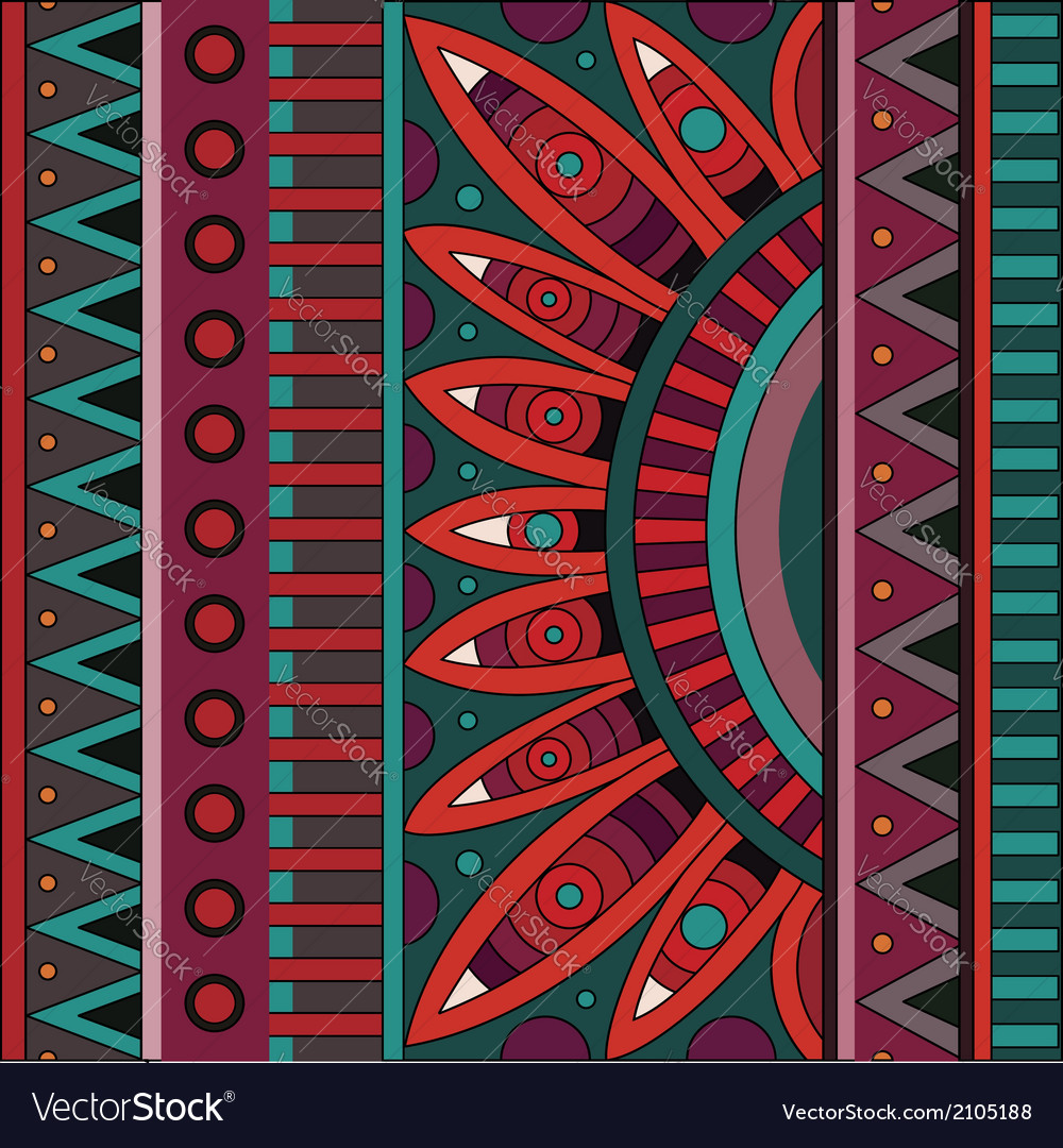 Indian Tribal Patterns Wallpaper