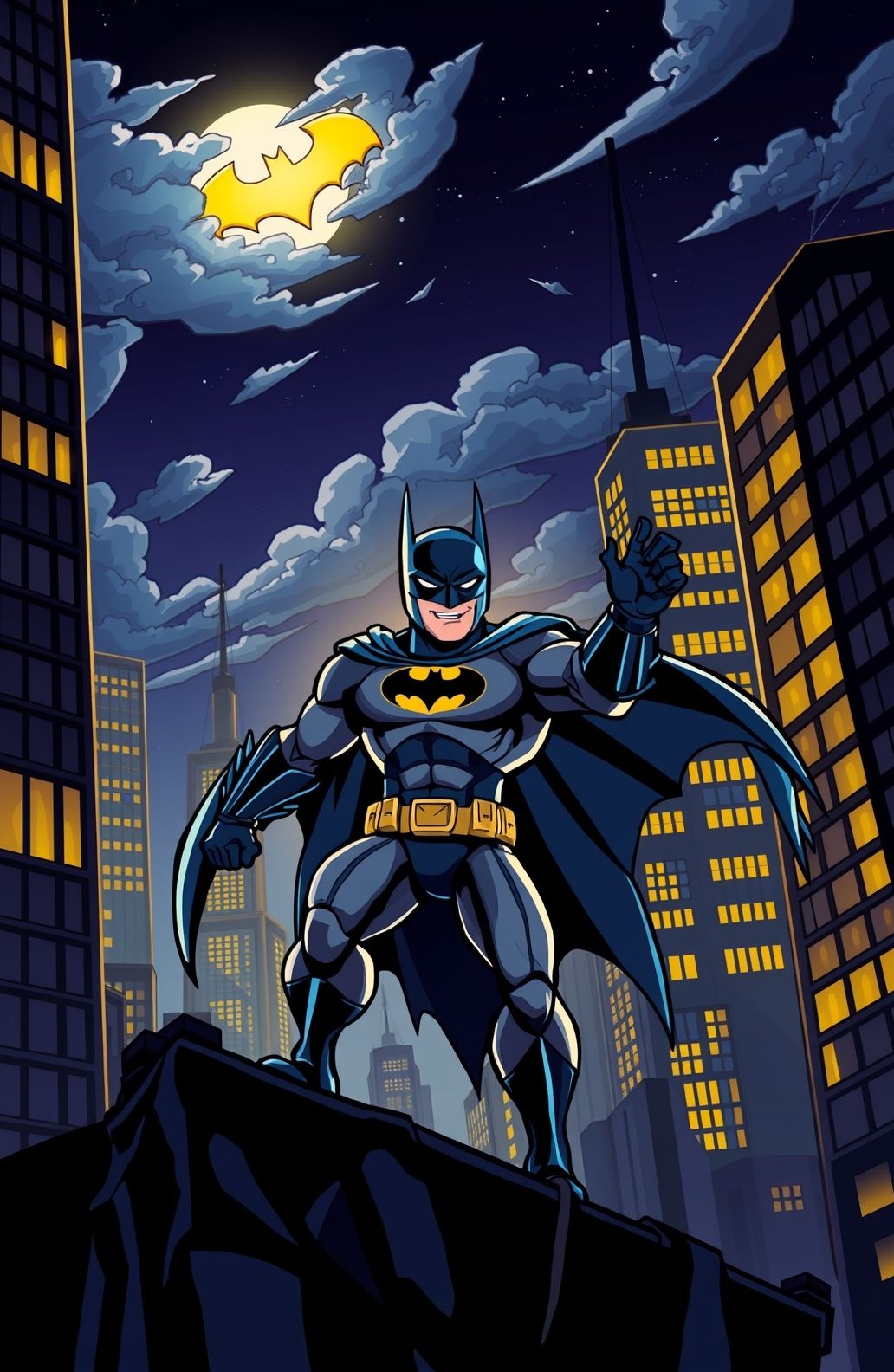 🔥 Free Download Batman Cartoon Wallpaper by @jpennington78 ...