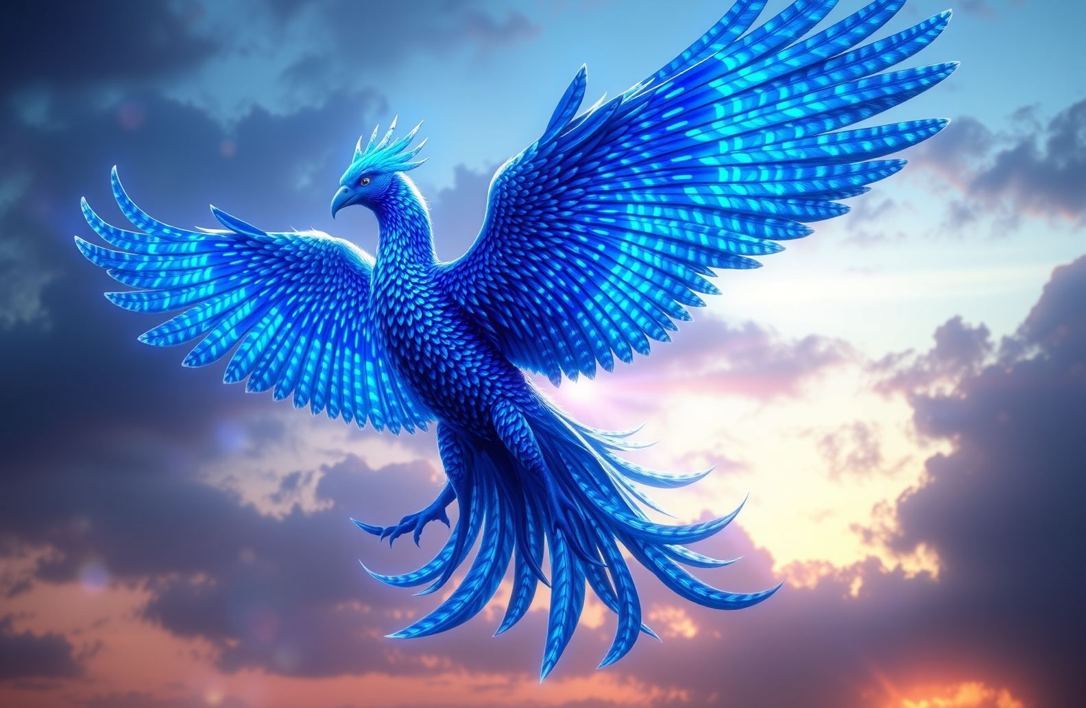 🔥 Free Download Blue Phoenix Bird Wallpaper Image High Quality Pictures ...