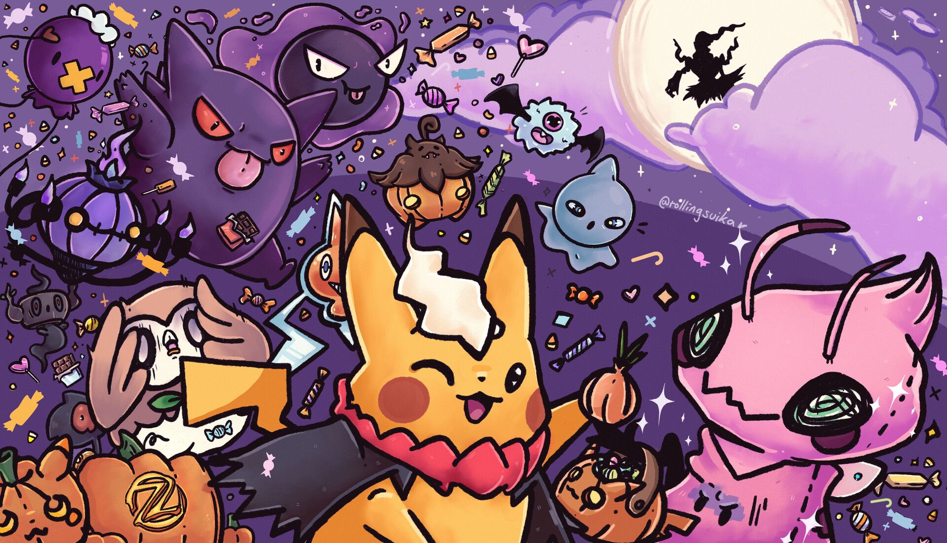 🔥 Free Download Pokemon Halloween Wallpaper by @shawnw | WallpaperSafari