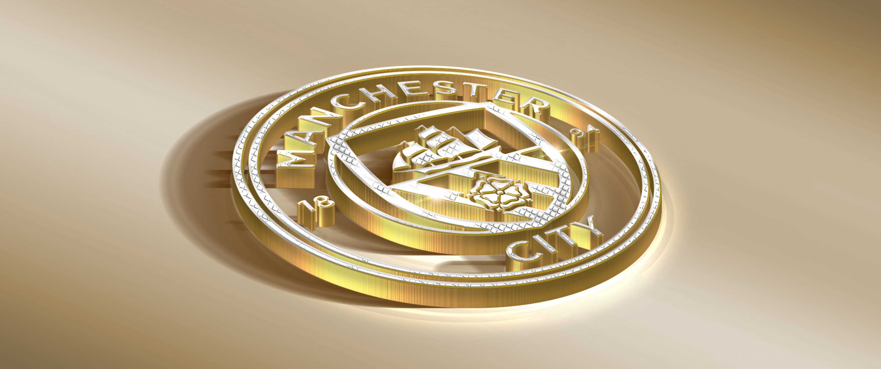 🔥 Free Download Manchester City Fc Wallpaper 4k Golden Crest 5k by ...