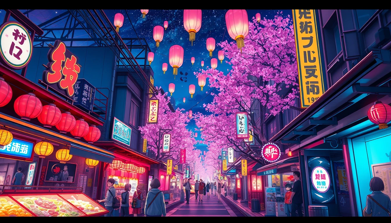 🔥 [60+] Japanese Anime Street 1080p Wallpapers | WallpaperSafari
