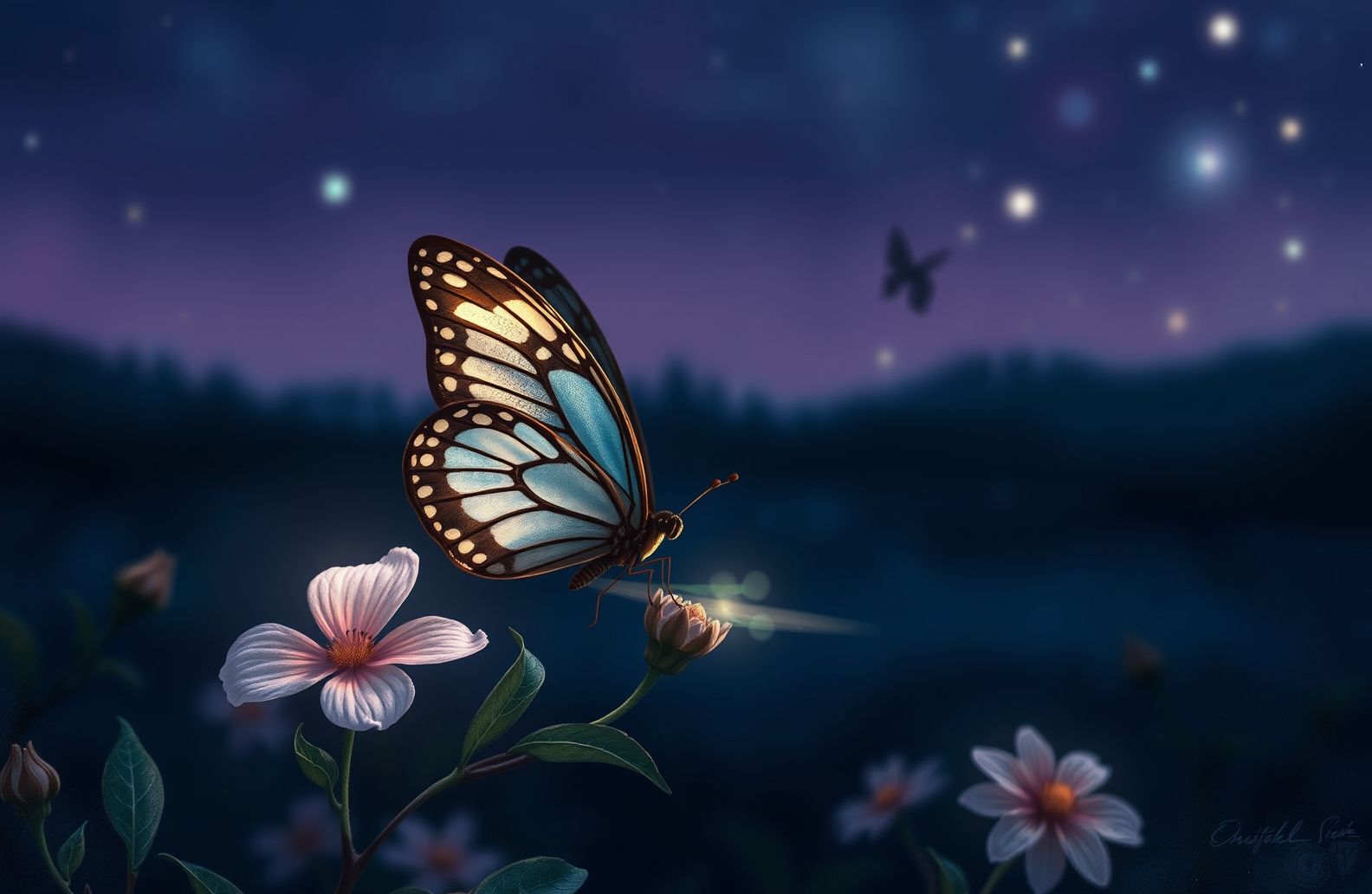🔥 [60+] Night Butterfly Wallpapers | WallpaperSafari
