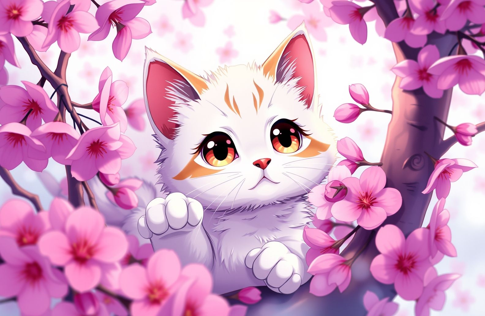 🔥 Free Download Anime Cat Wallpaper by @charleslee | WallpaperSafari