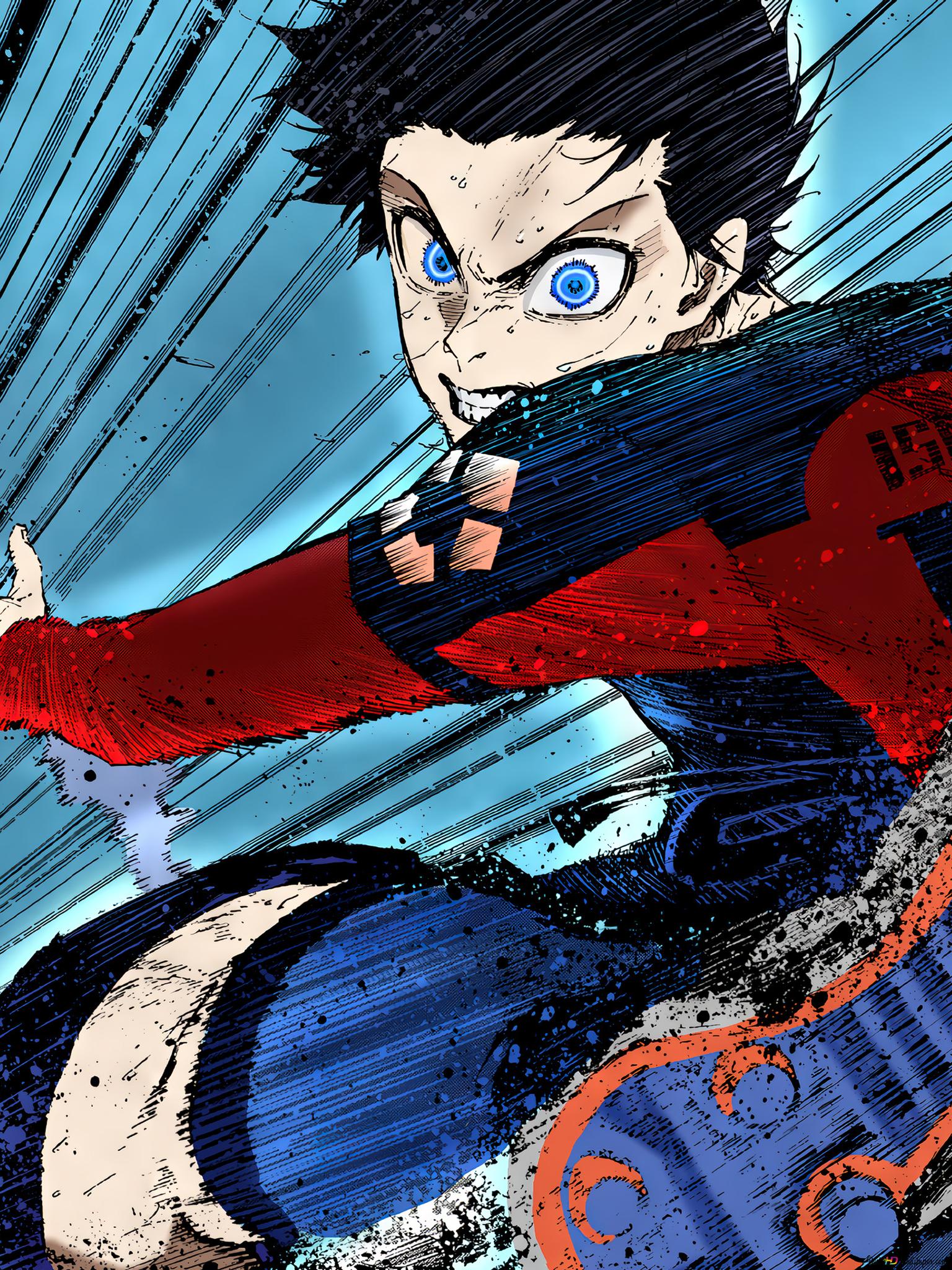 🔥 Free Download Yoichi Isagi Kicking Soccer From Blue Lock 4k Wallpaper ...