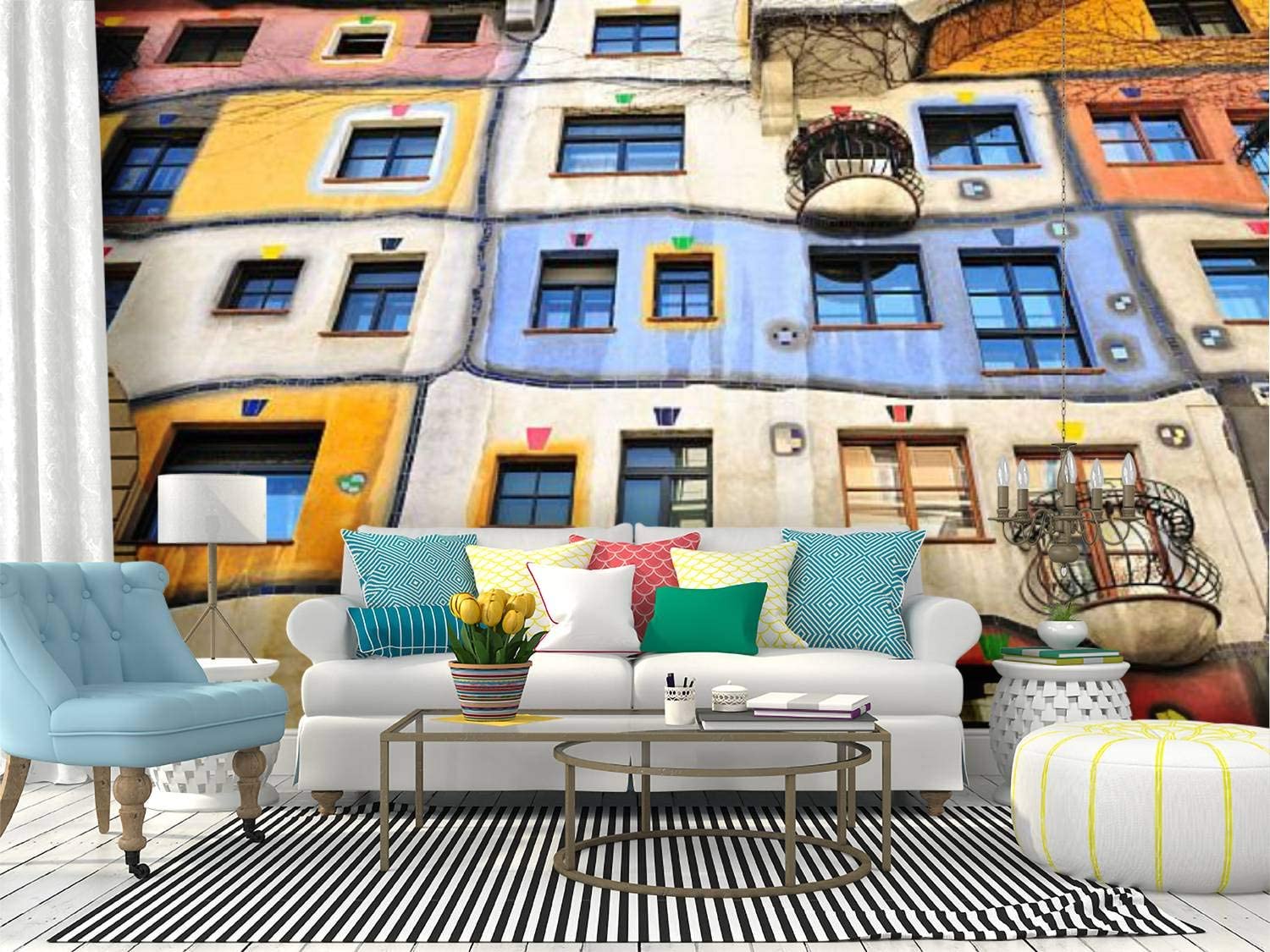 🔥 Free Download Amazon Colourful Facade Of The Hundertwasser House by ...