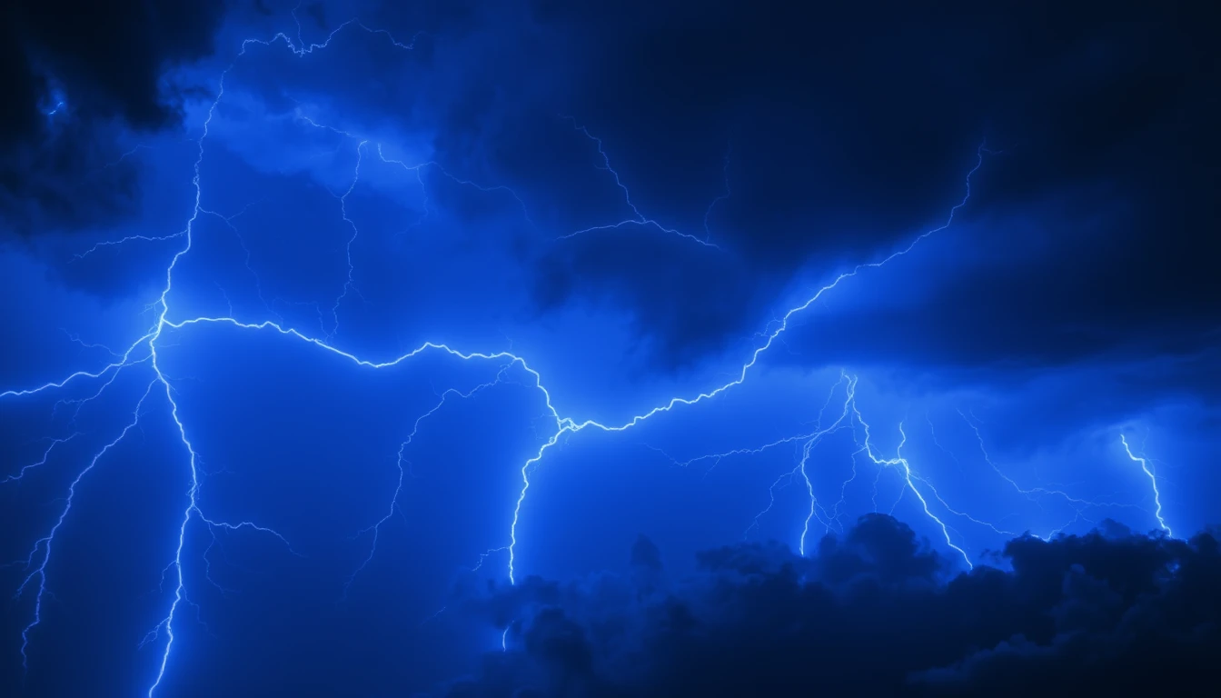 🔥 [70+] Blue Lightning Wallpapers | WallpaperSafari