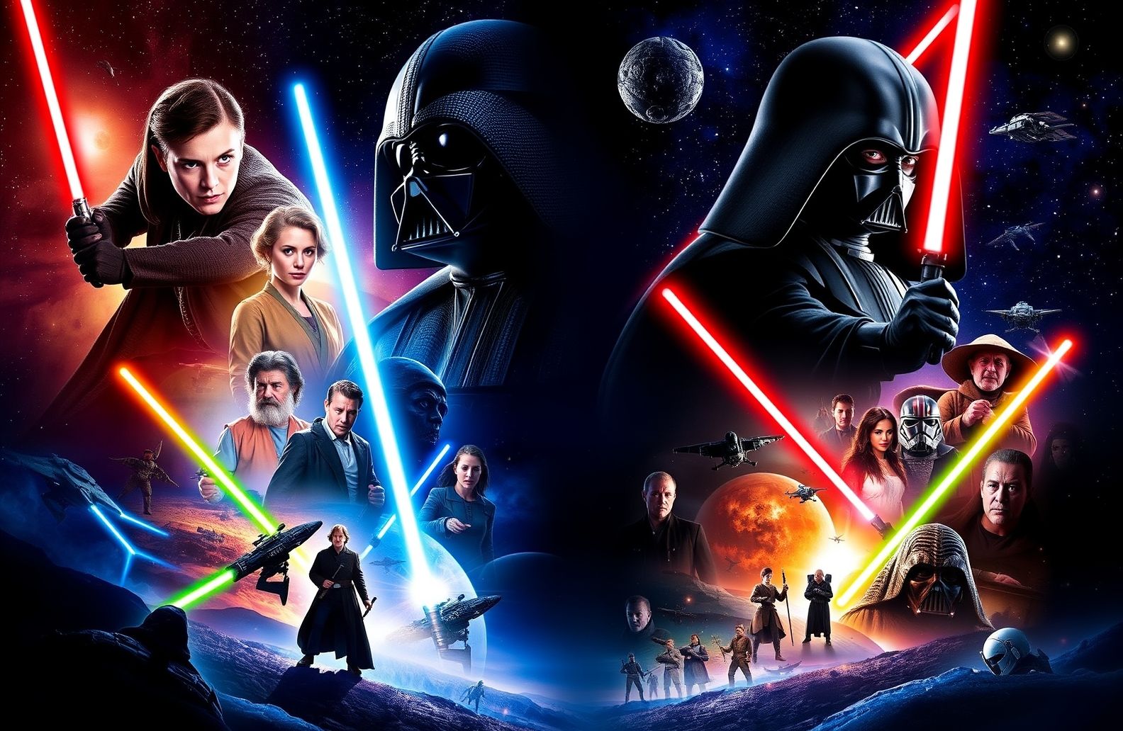 🔥 Free Download Dual Screen Wallpaper Star Wars by @coreyr43 ...