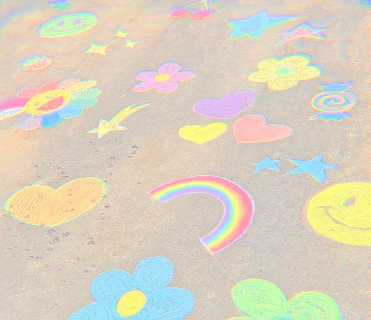 🔥 Free Download Softie Aesthetic Chalk Drawings Wallpaper by @ewise ...
