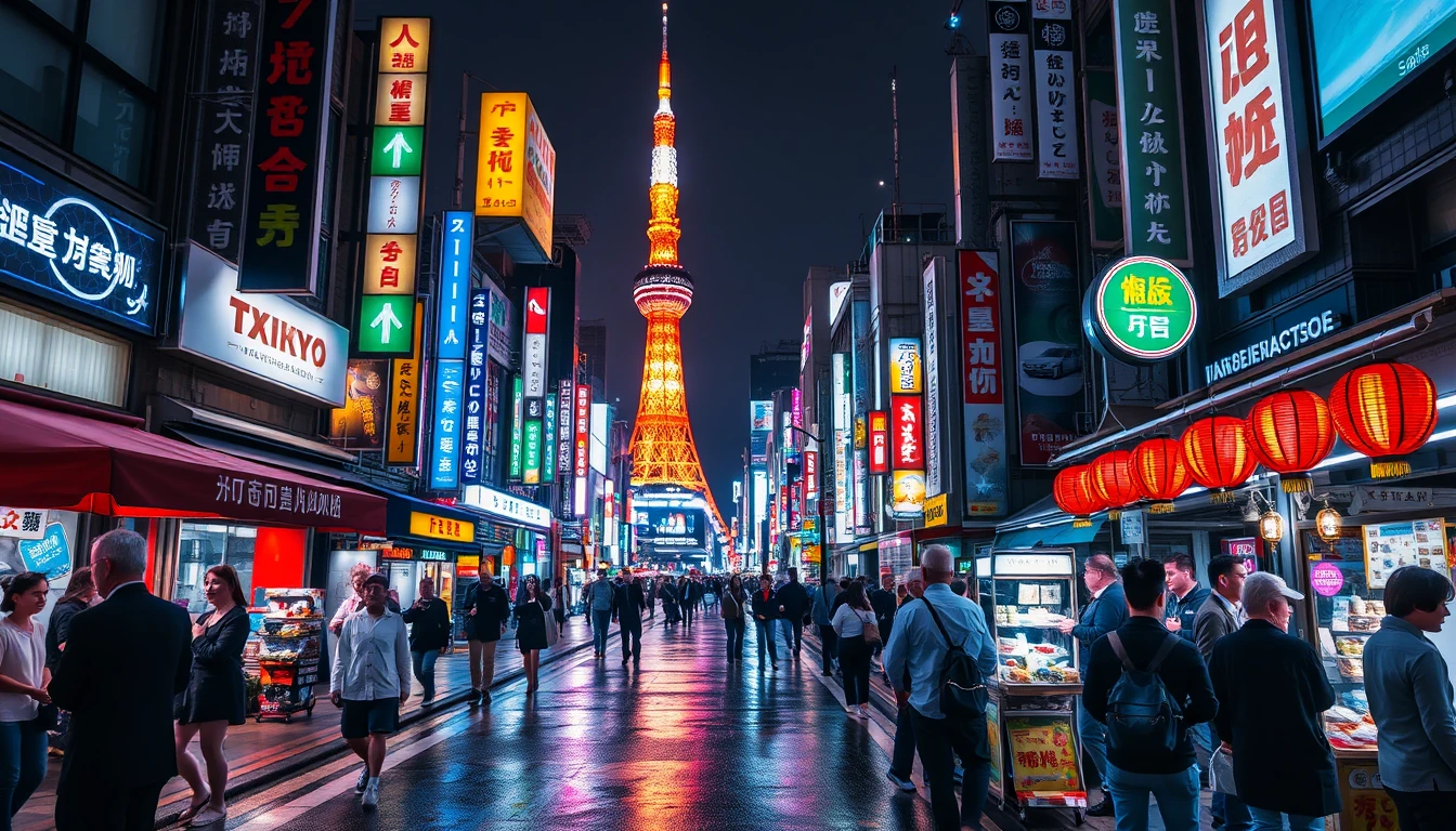 🔥 Free Download Tokyo Street Scene Wallpaper by @gregoryj27 ...