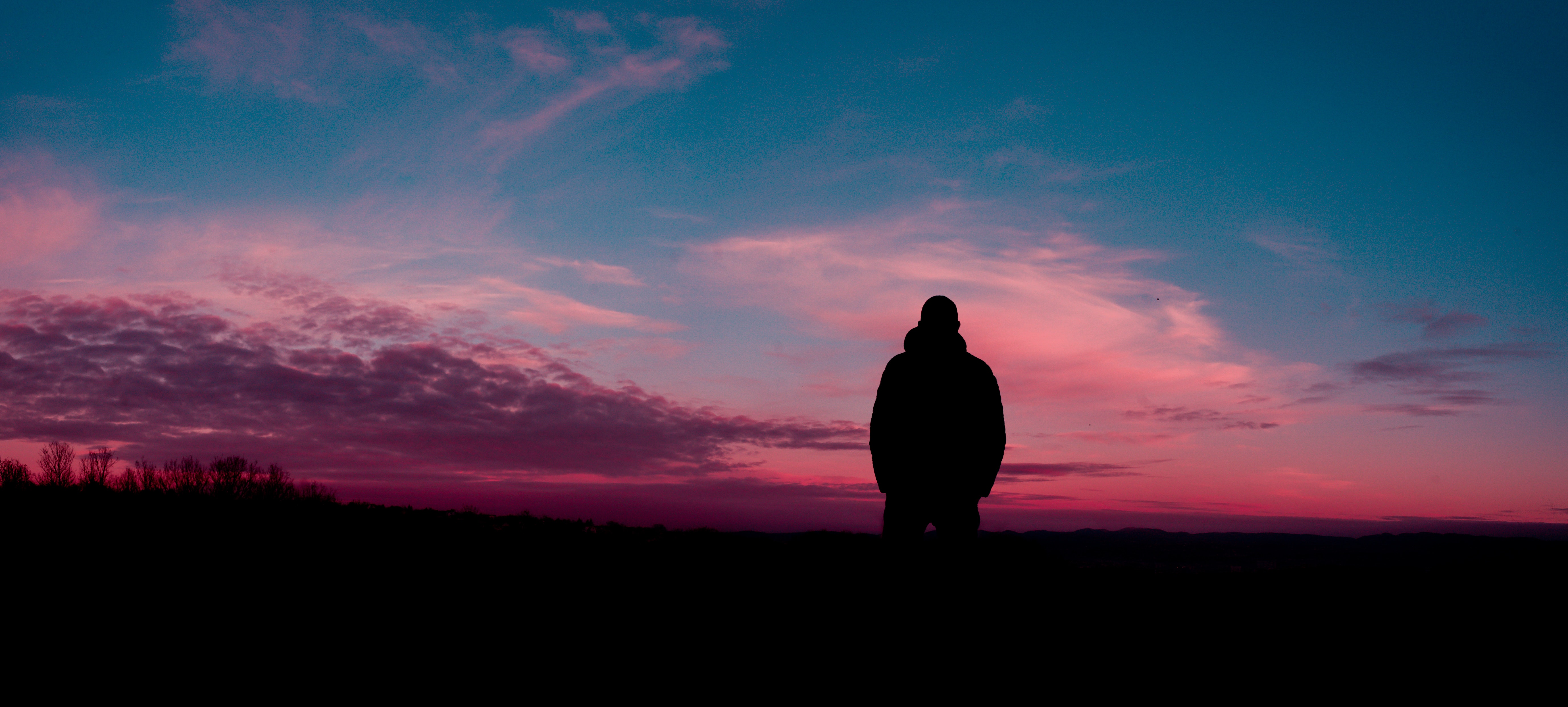 🔥 Free Download Photo Silhouette Of Human With Sunset Background ...