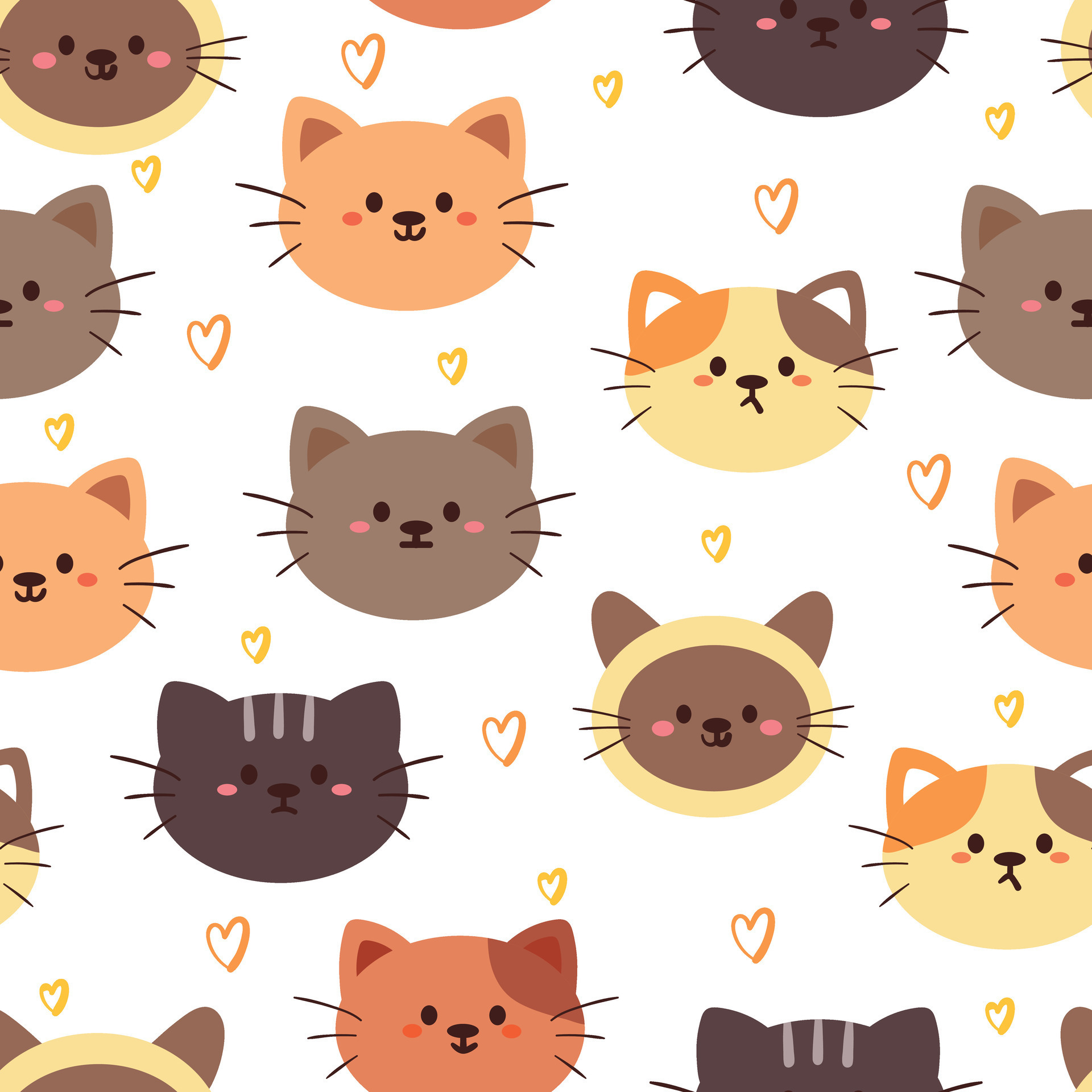 🔥 [50+] Cartoon Cat Wallpapers | WallpaperSafari