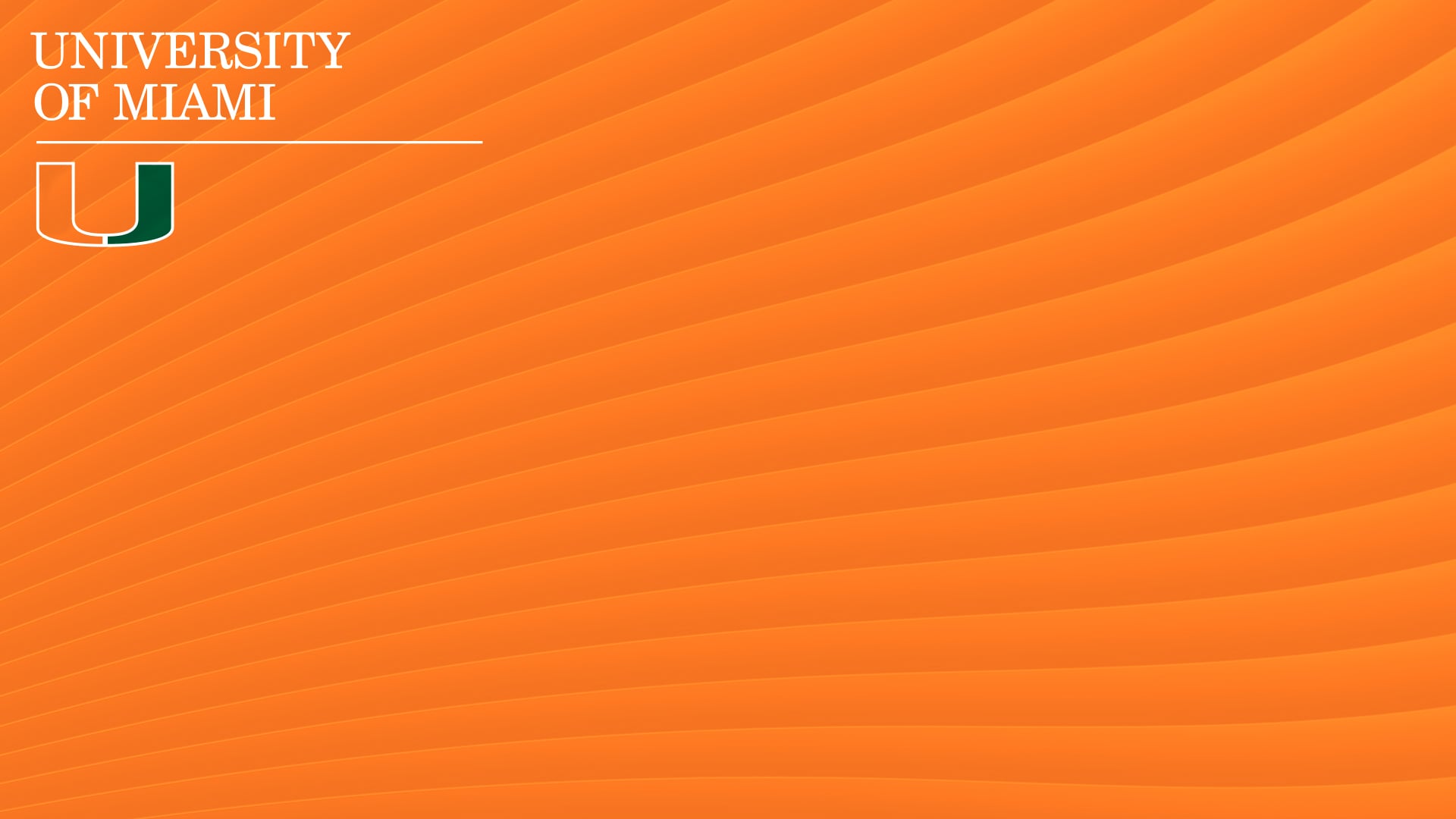 🔥 Free Download University Of Miami Logo Wallpaper by @ashleymoss ...