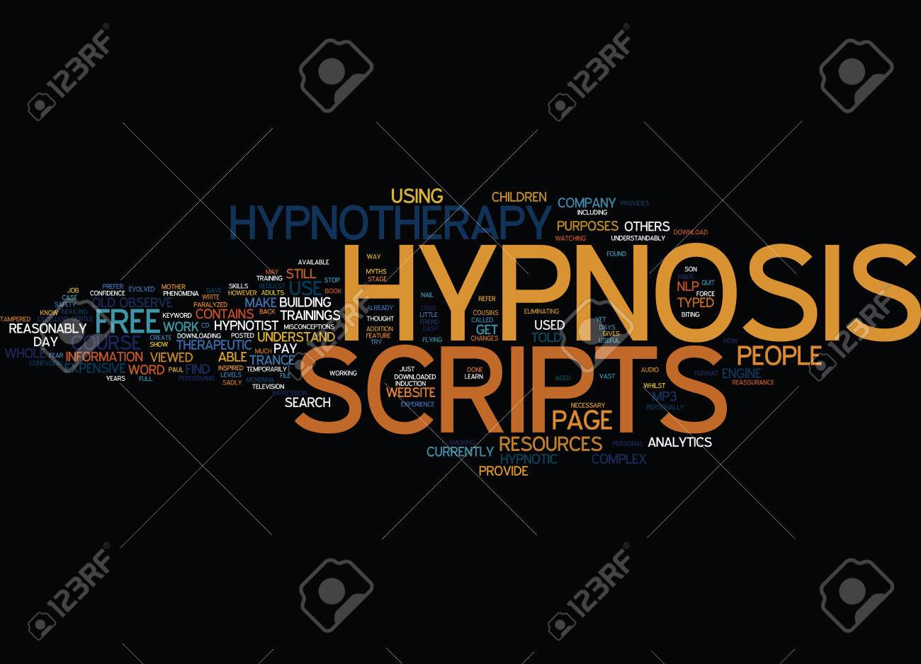 Free download FREE HYPNOTHERAPY SCRIPTS Text Background Word Cloud ...