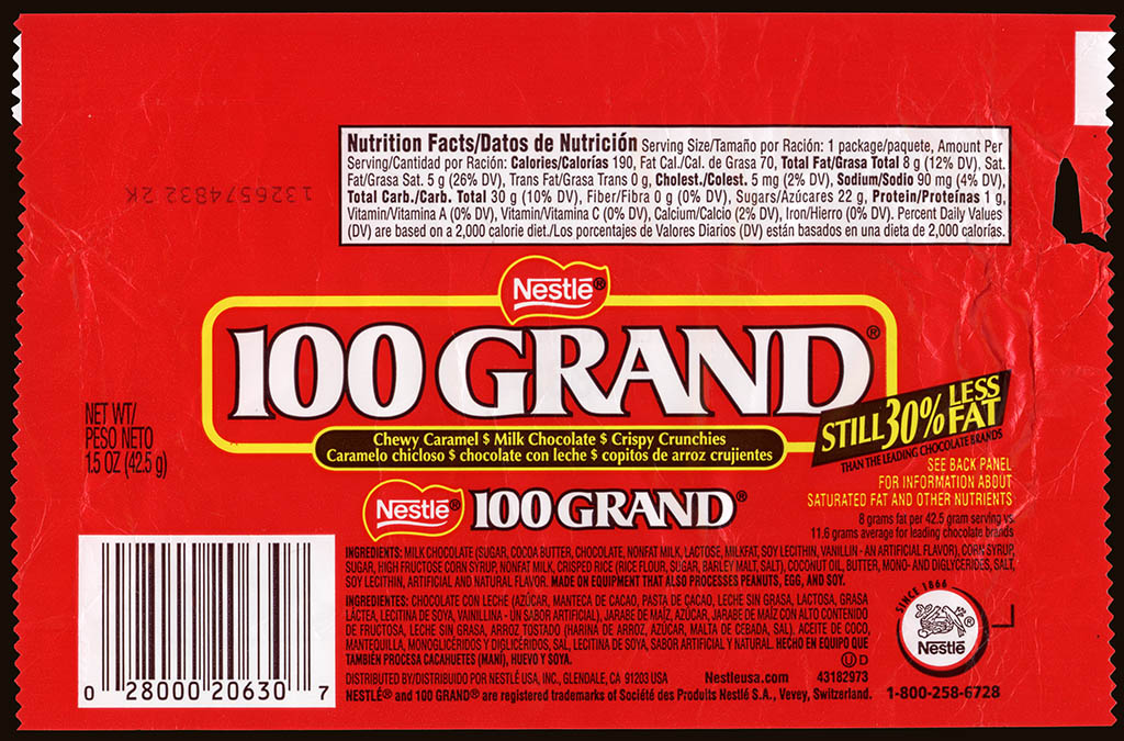Free Download CC Nestle 100 Grand Chocolate Candy Bar Wrapper 2012jpg 